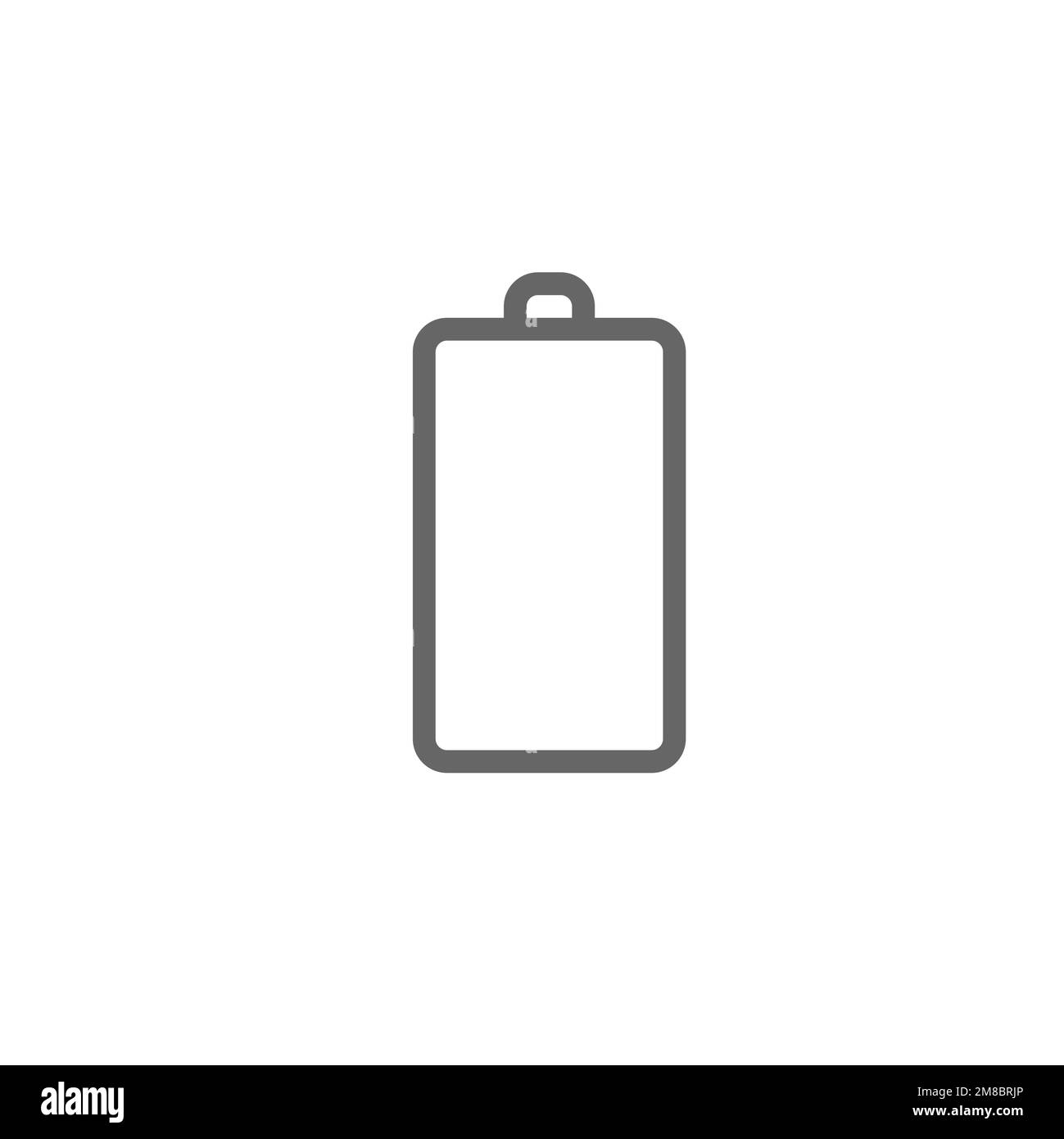 Battery line icon. Graphic resource template, vector illustration Stock ...
