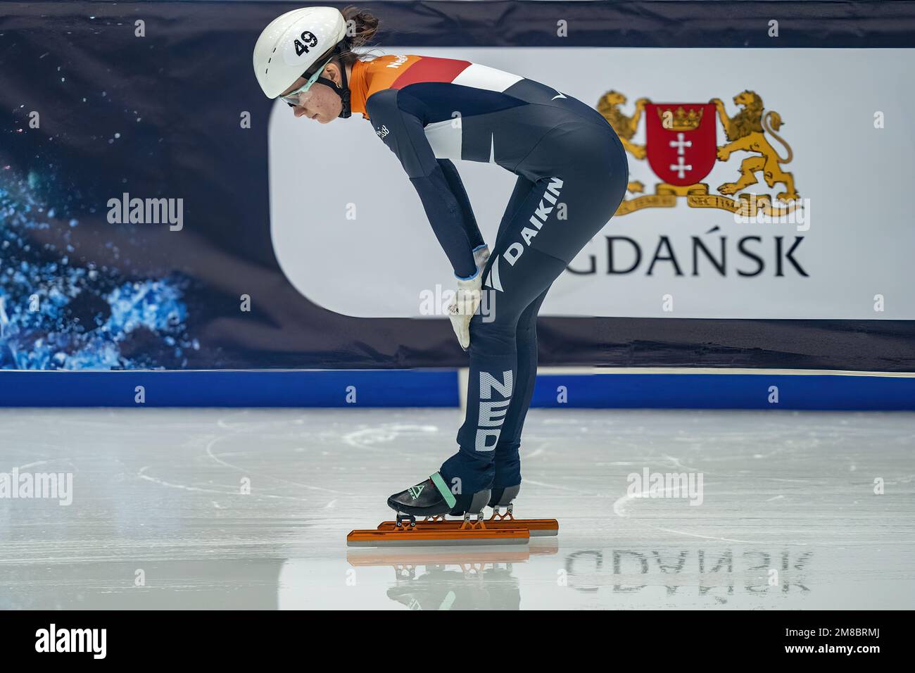 GDANSK - Poland, 13/01/2023, Selma Poutsma during 1000 meters on day 1 ...
