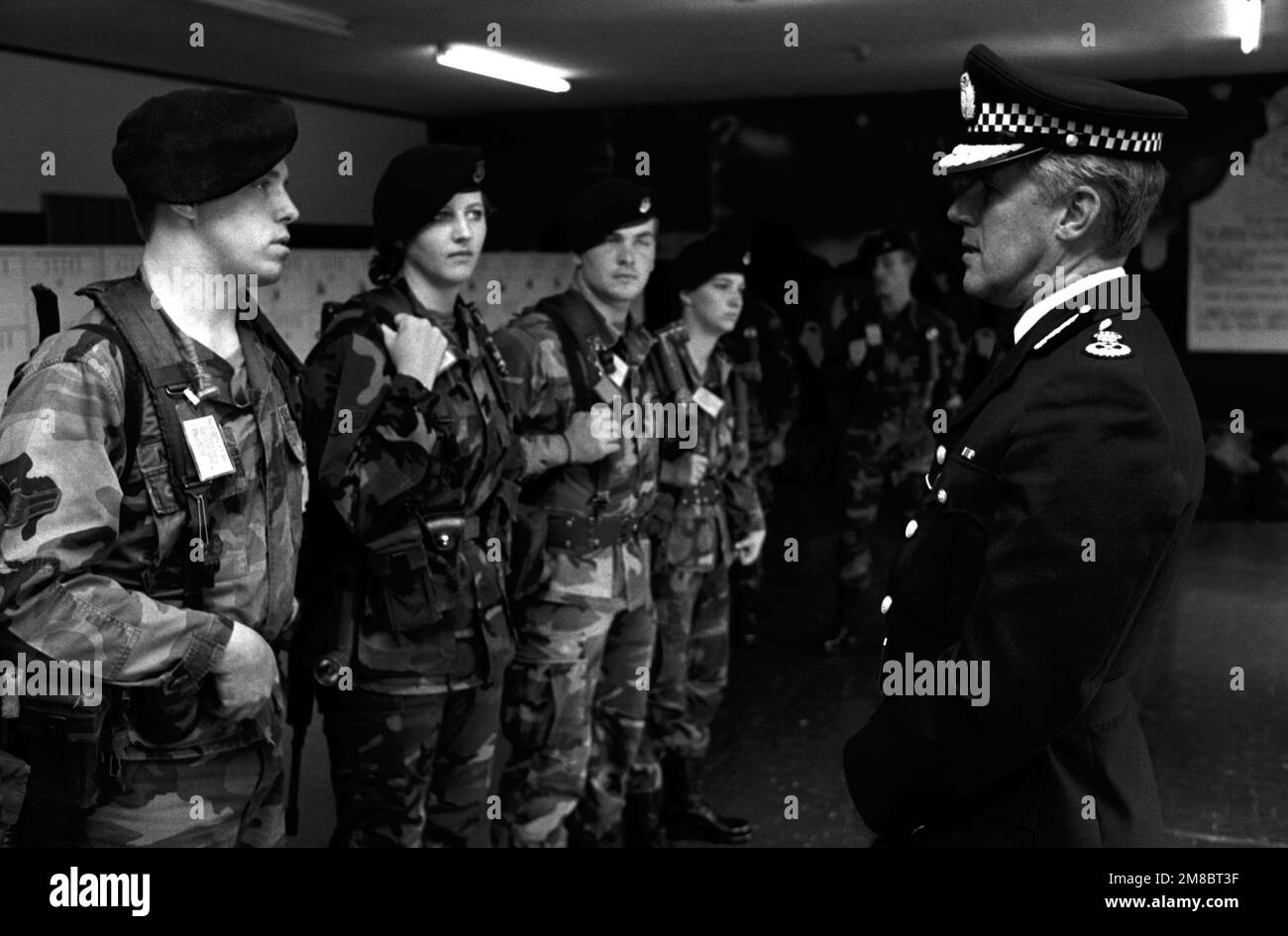 The High Constable of Suffolk discusses security procedures with ...