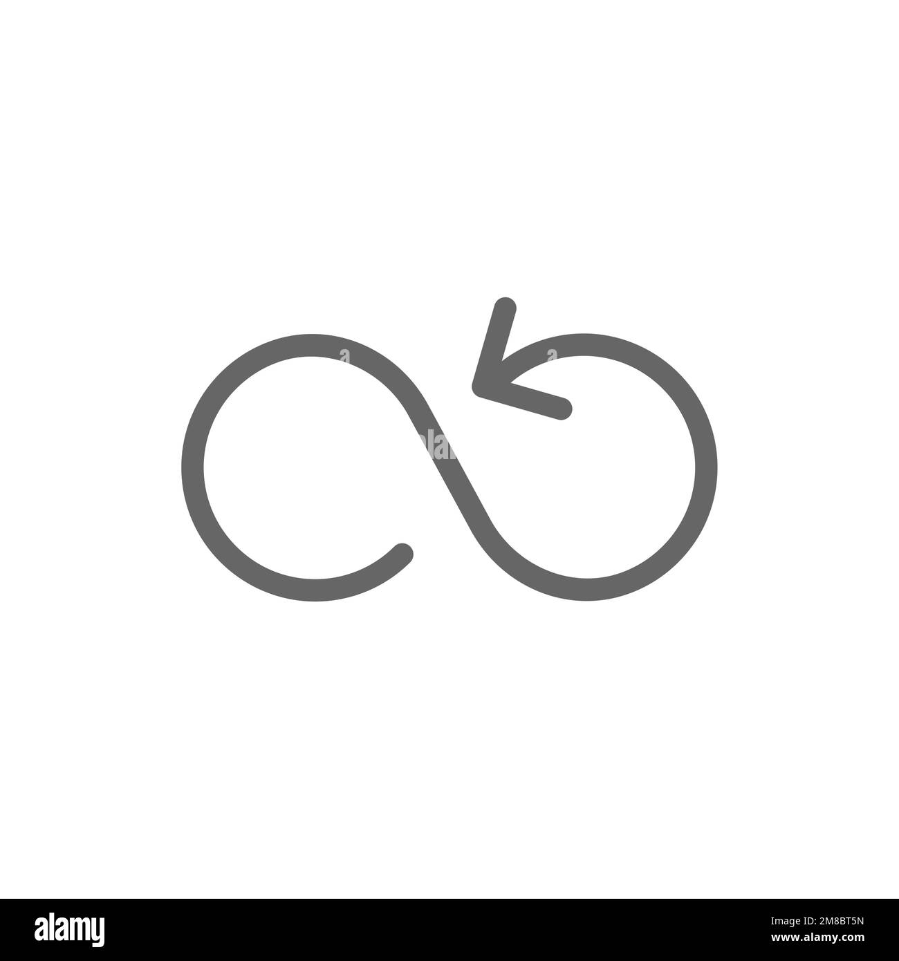 Curve arrow line icon, App interface graphics resource, vector illustration Stock Vector Image ...