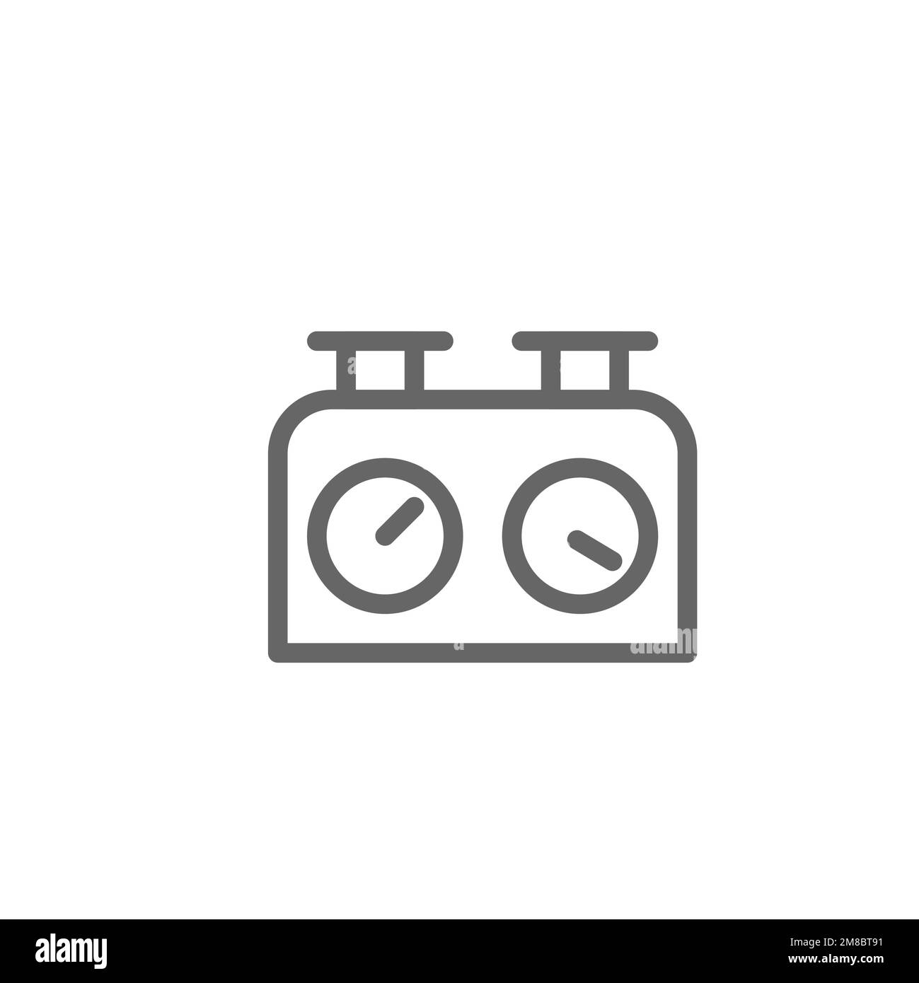 Detonator line icon, graphic resource template, vector illustration ... Detonator line icon, graphic resource template, vector illustration ...