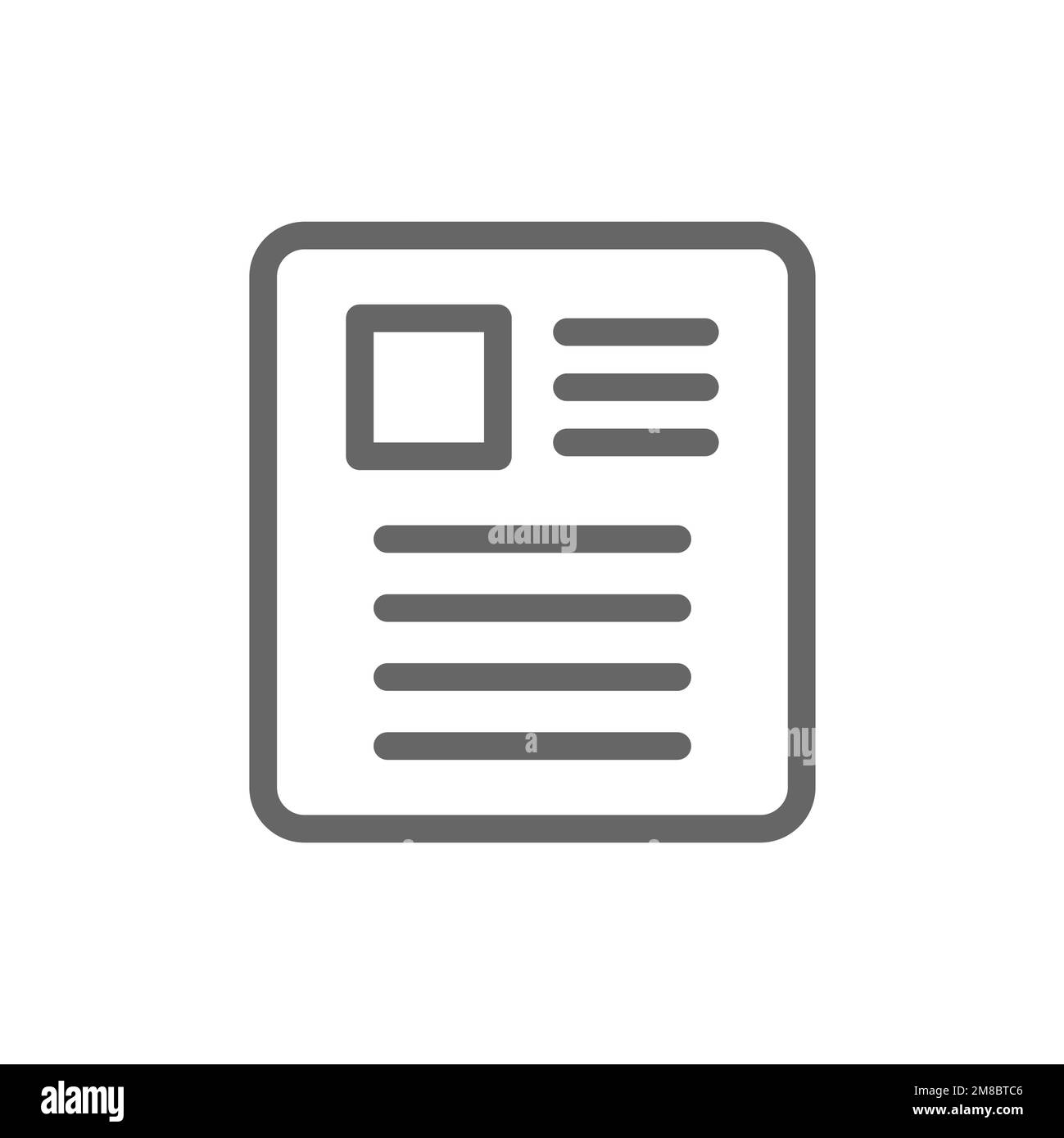 Document Line Icon Graphic Resource Template Vector Illustration Stock Vector Image And Art Alamy