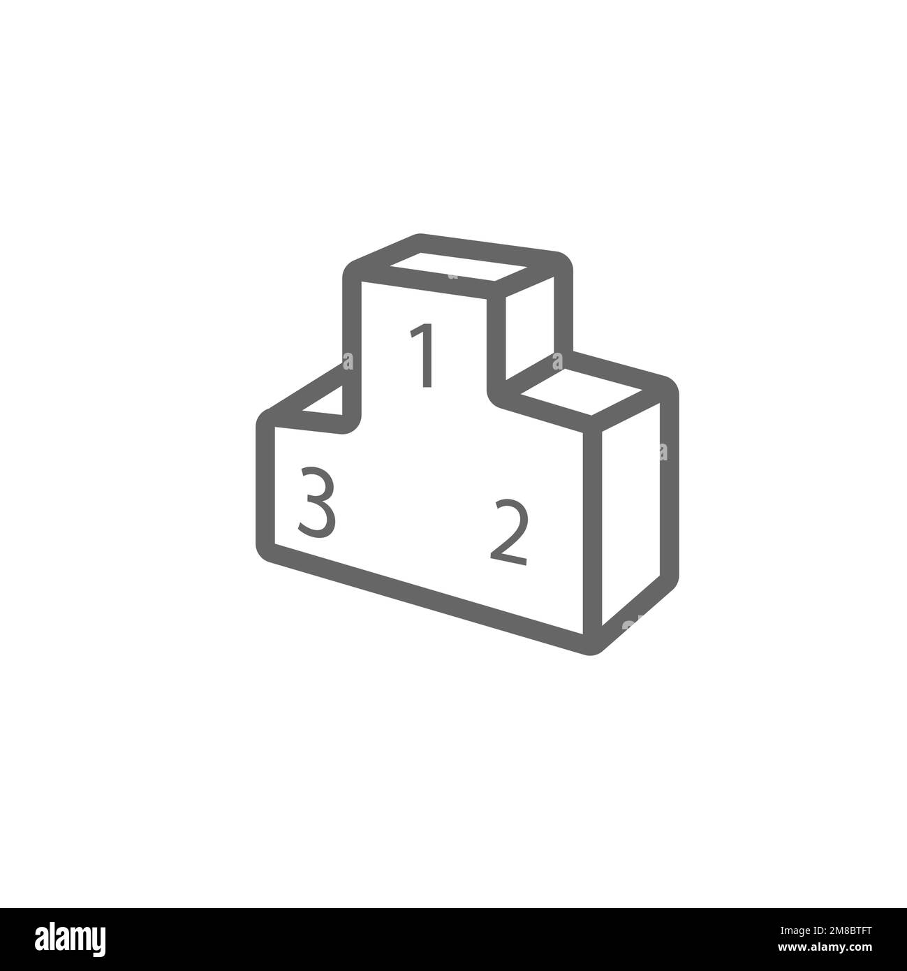 Secondary line icon, graphic resource template, vector illustration ...