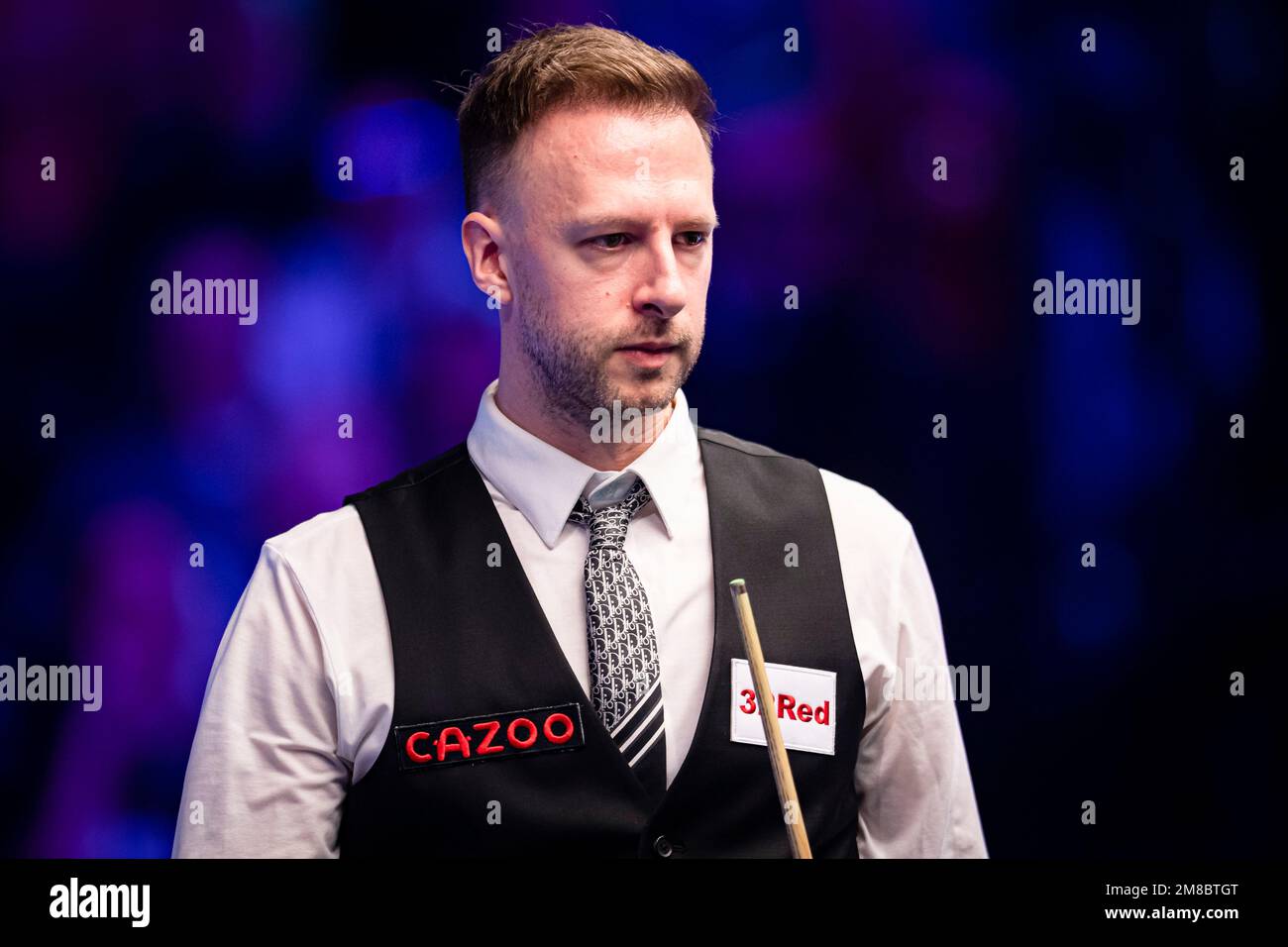 London, UK. 13th Jan, 2023. Barry Hawkins v Judd Trump in Quarter ...