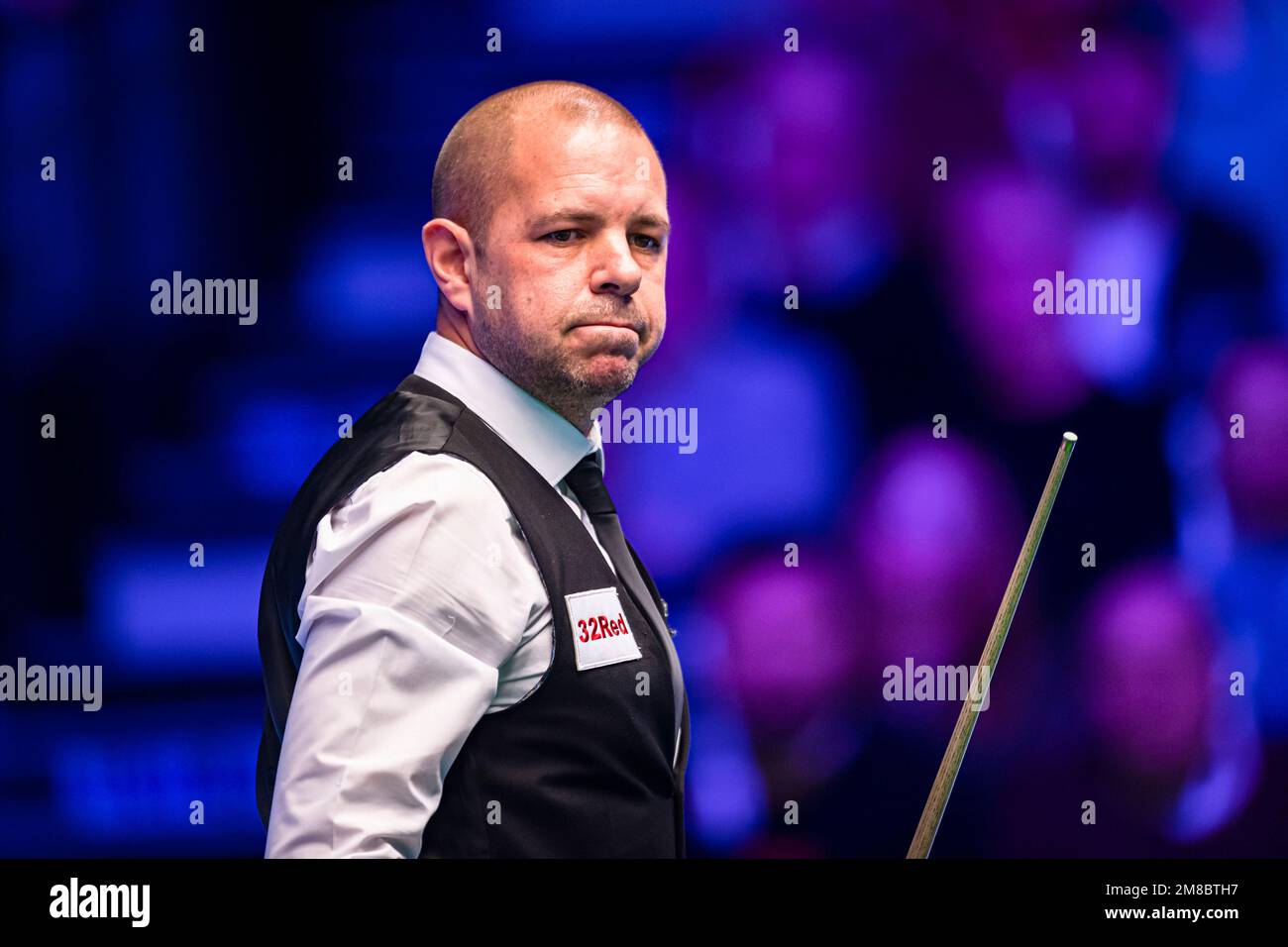London, UK. 13th Jan, 2023. Barry Hawkins v Judd Trump in Quarter ...