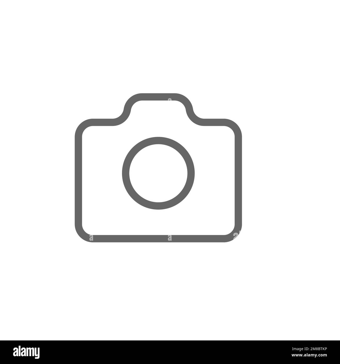 Camera line icon. Graphic resource template, vector illustration Stock ...
