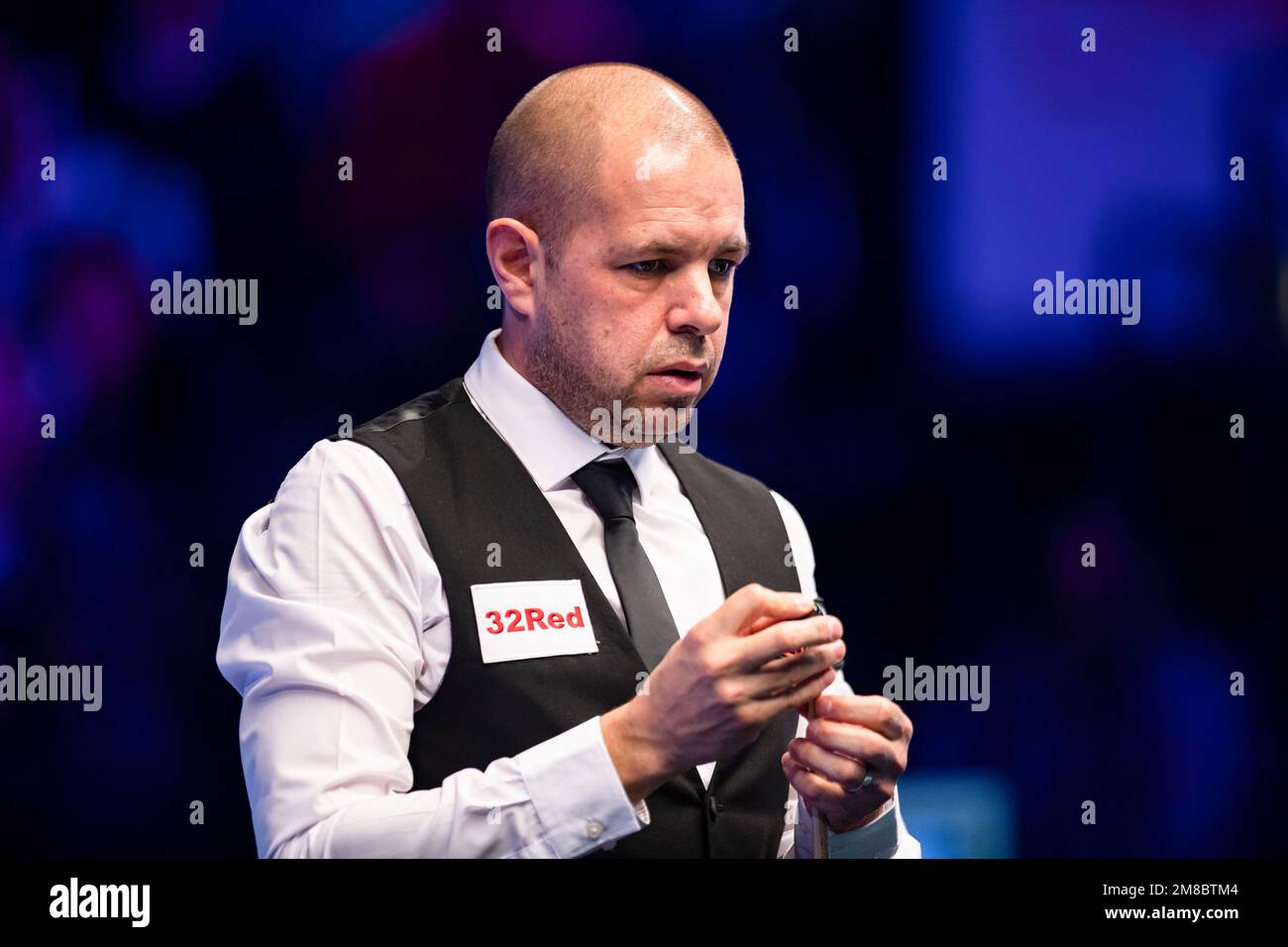 London, UK. 13th Jan, 2023. Barry Hawkins v Judd Trump in Quarter ...