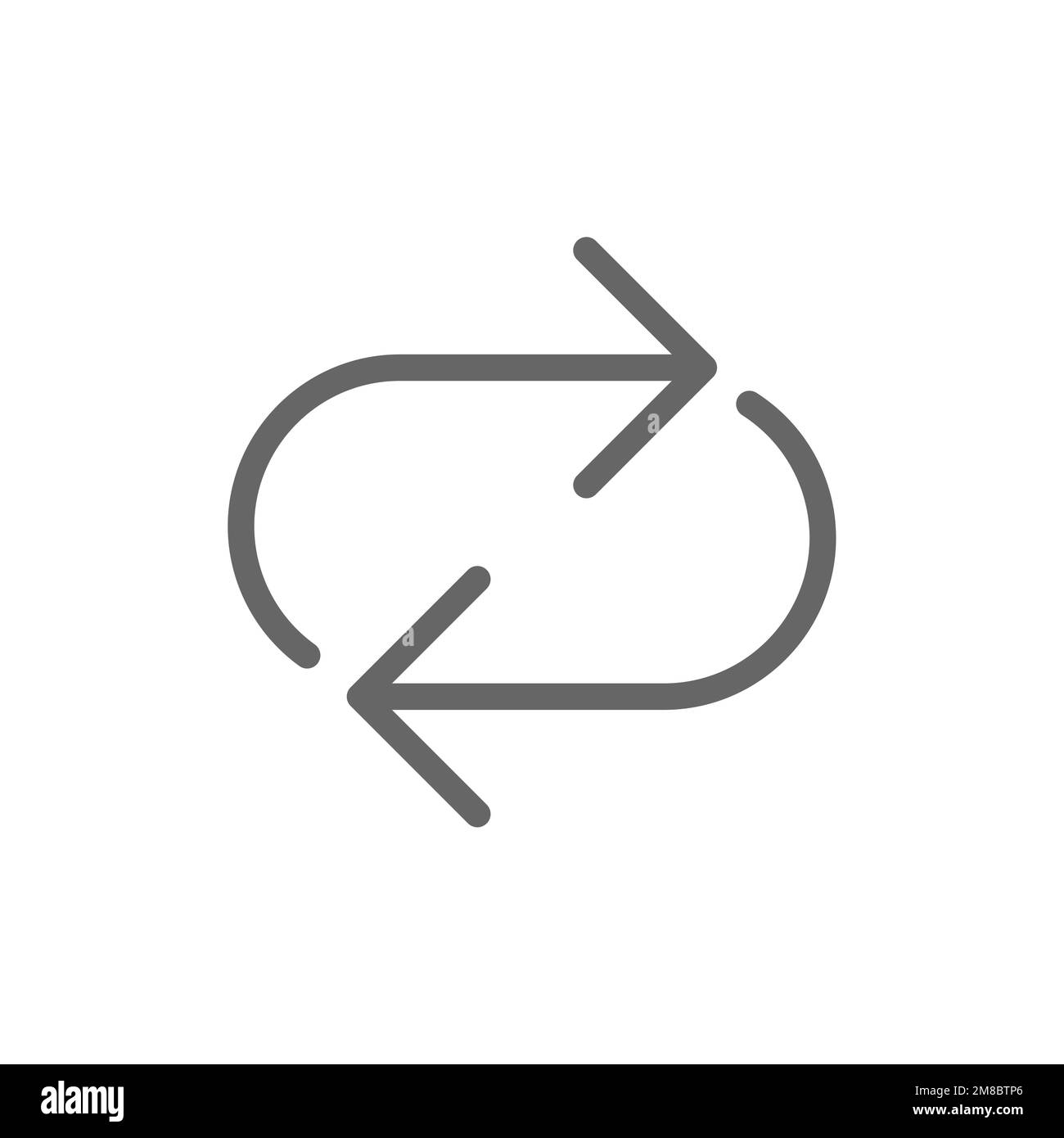 Refresh arrow icon, app interface graphics resource, vector ...