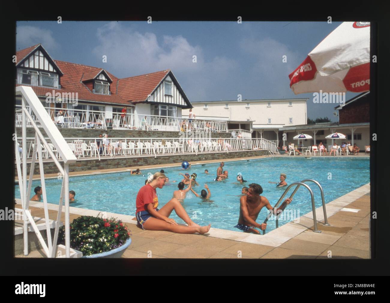 Swimming Pool, Pontins Chalet Hotel, Torbay, Early 1980s Photo by Tony ...