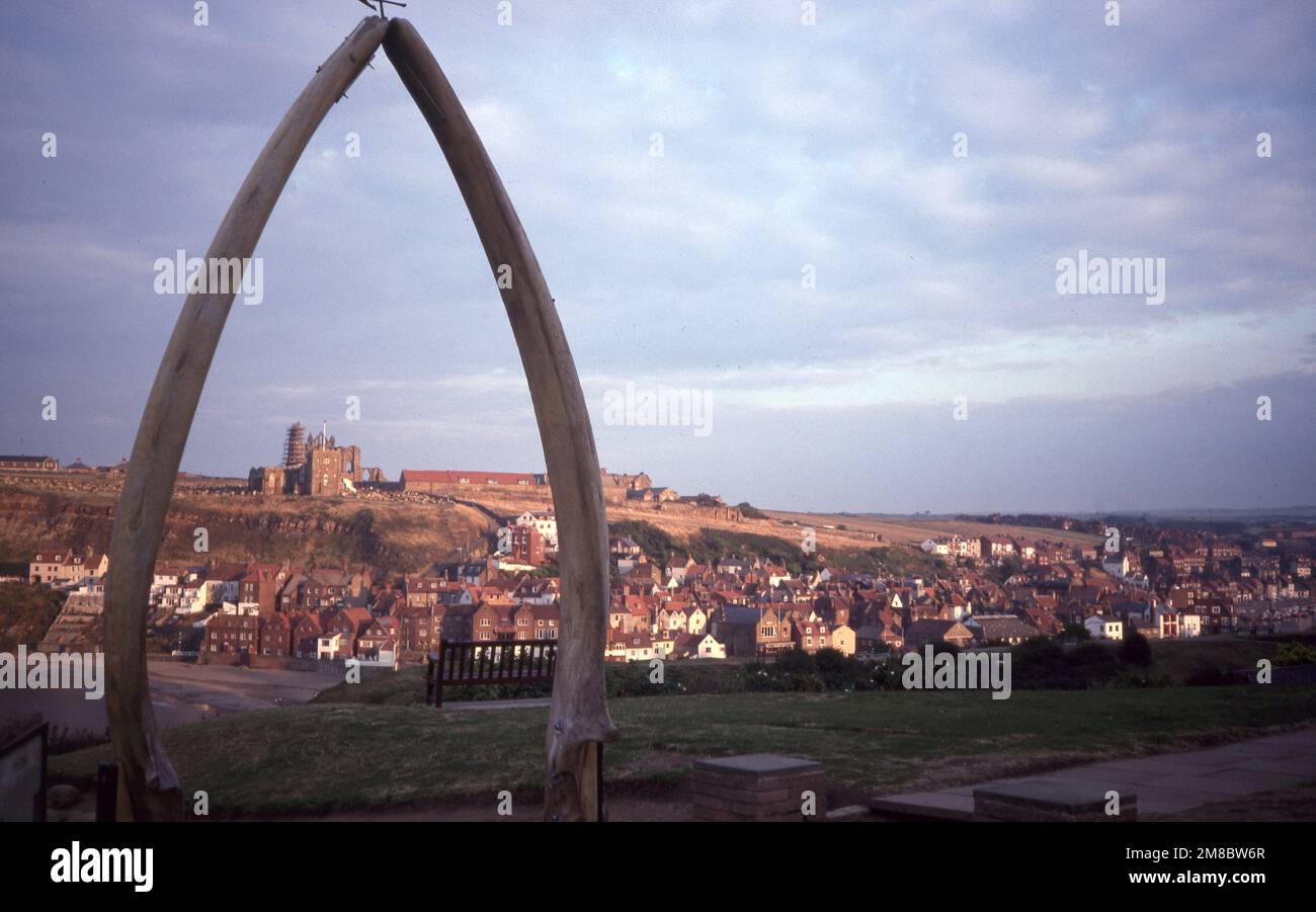 Whale Bone Arch was erected on Whitby’s West Cliff in 1853 as ...