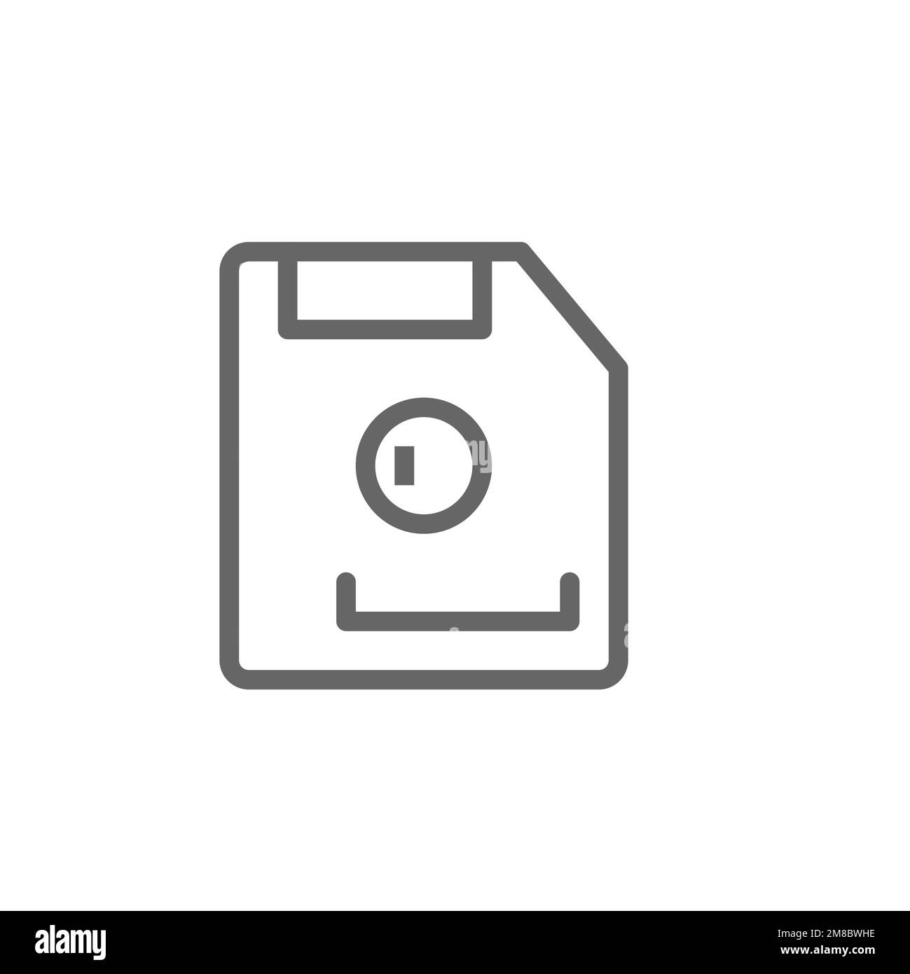 Hard disk line icon, graphics resource template, vector illustration ... Hard disk line icon, graphics resource template, vector illustration ...