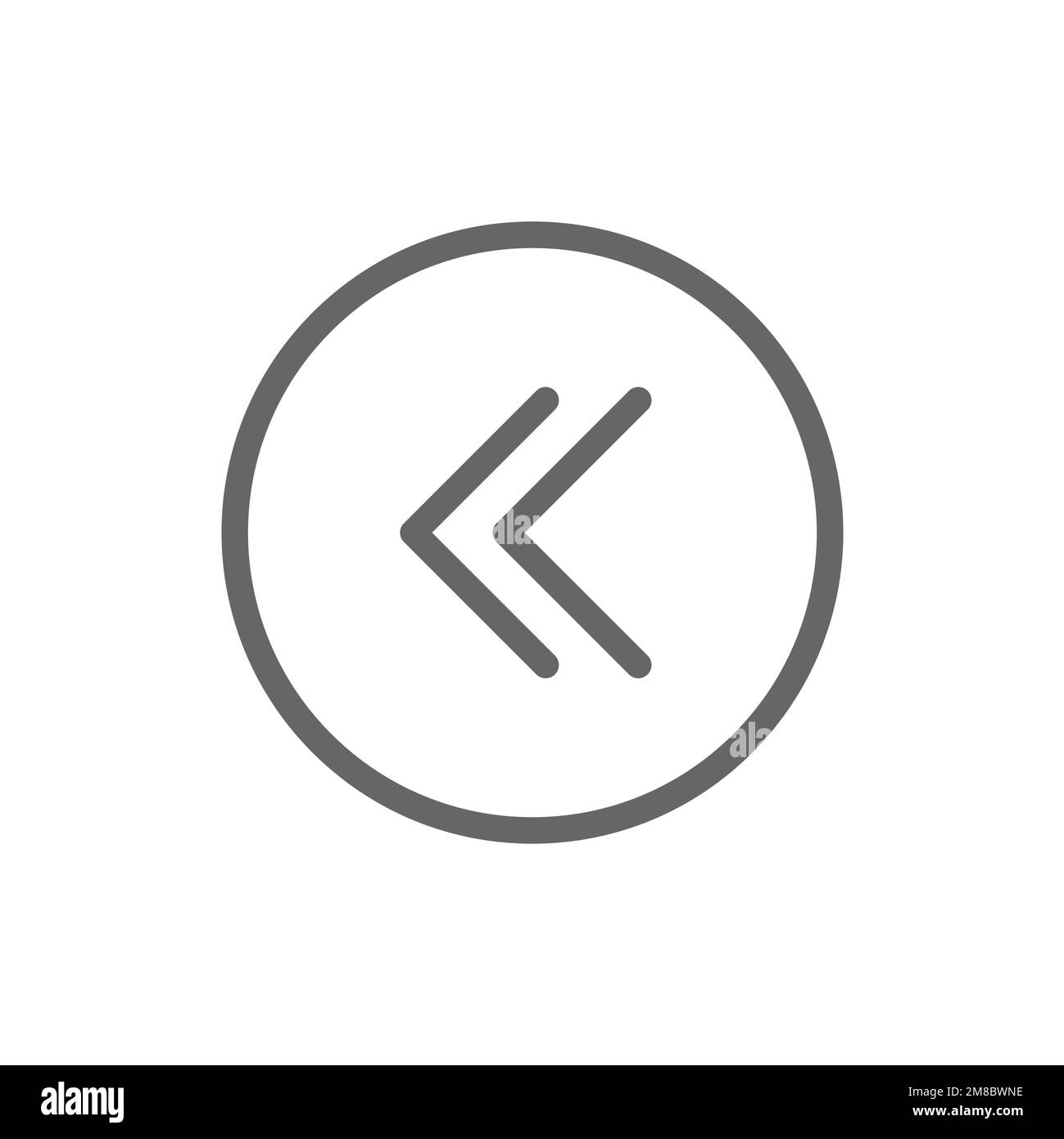 Previous icon, App interface graphics resource, vector illustration Stock Vector Image & Art - Alamy