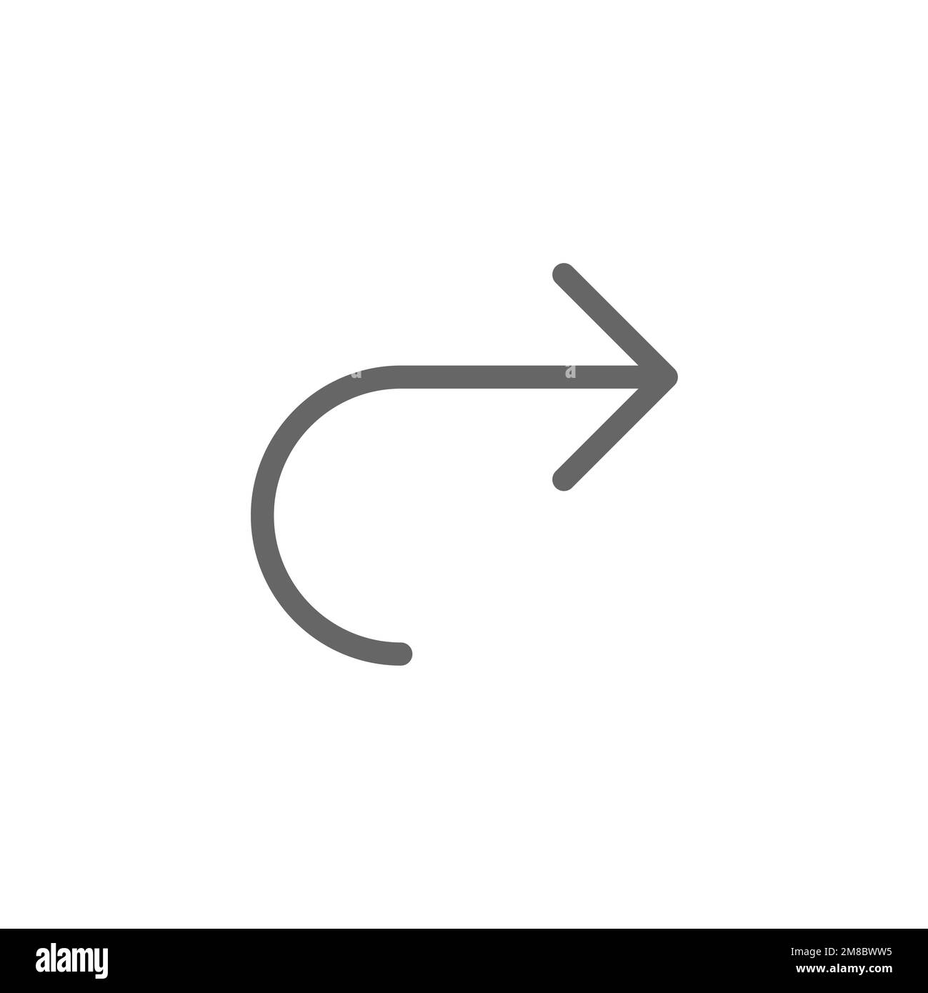 Return icon, App interface graphics resource, vector illustration Stock ...