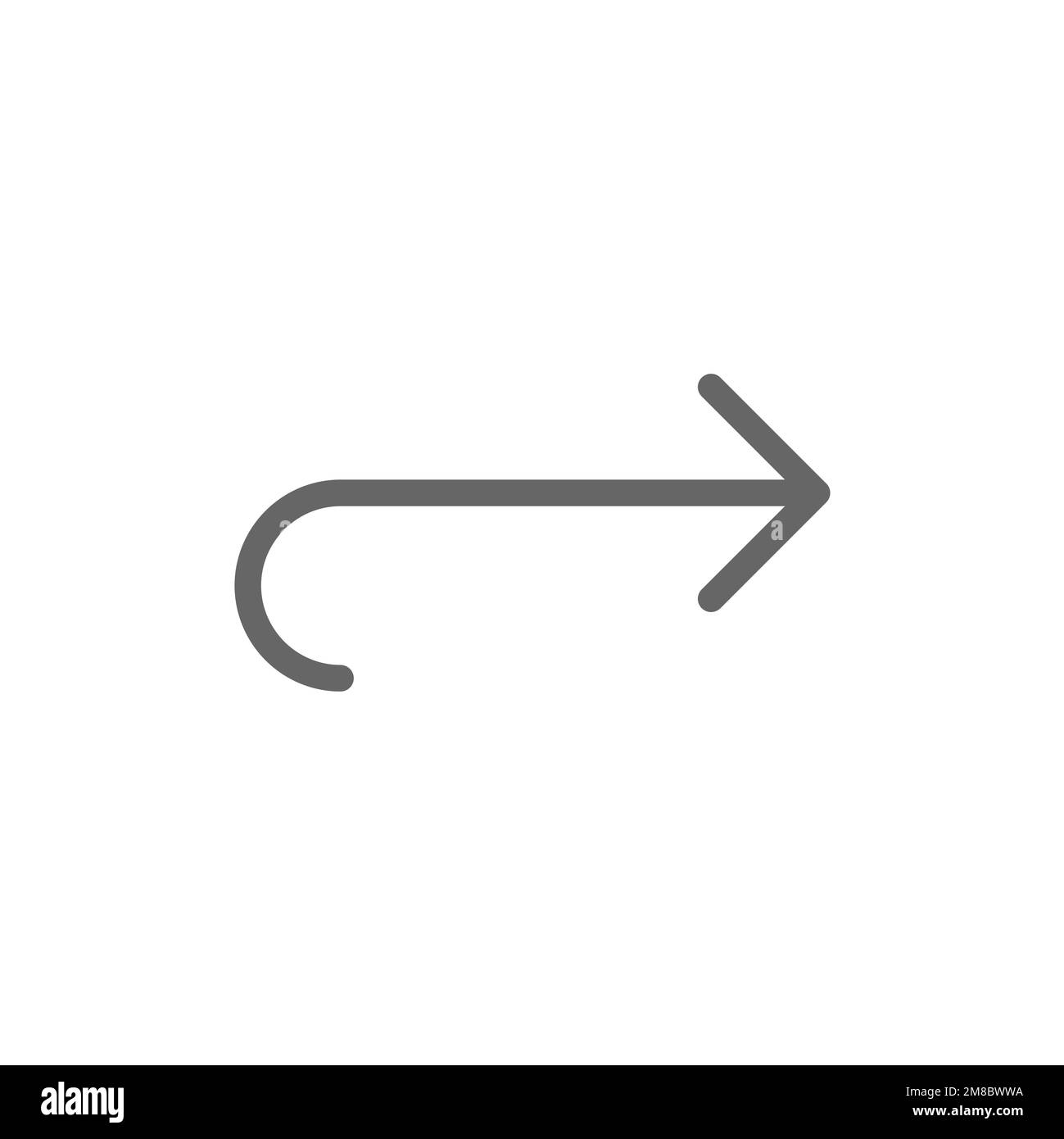 Right line icon, App interface graphics resource, vector illustration Stock Vector Image & Art ...