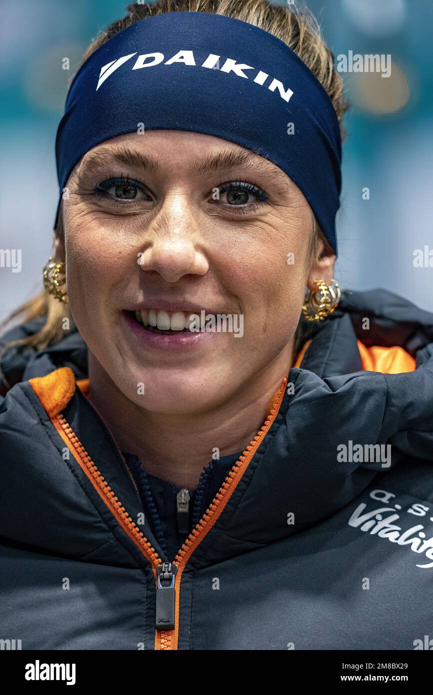 GDANSK - Poland, 13/01/2023, Suzanne Schulting after day 1 of the ...