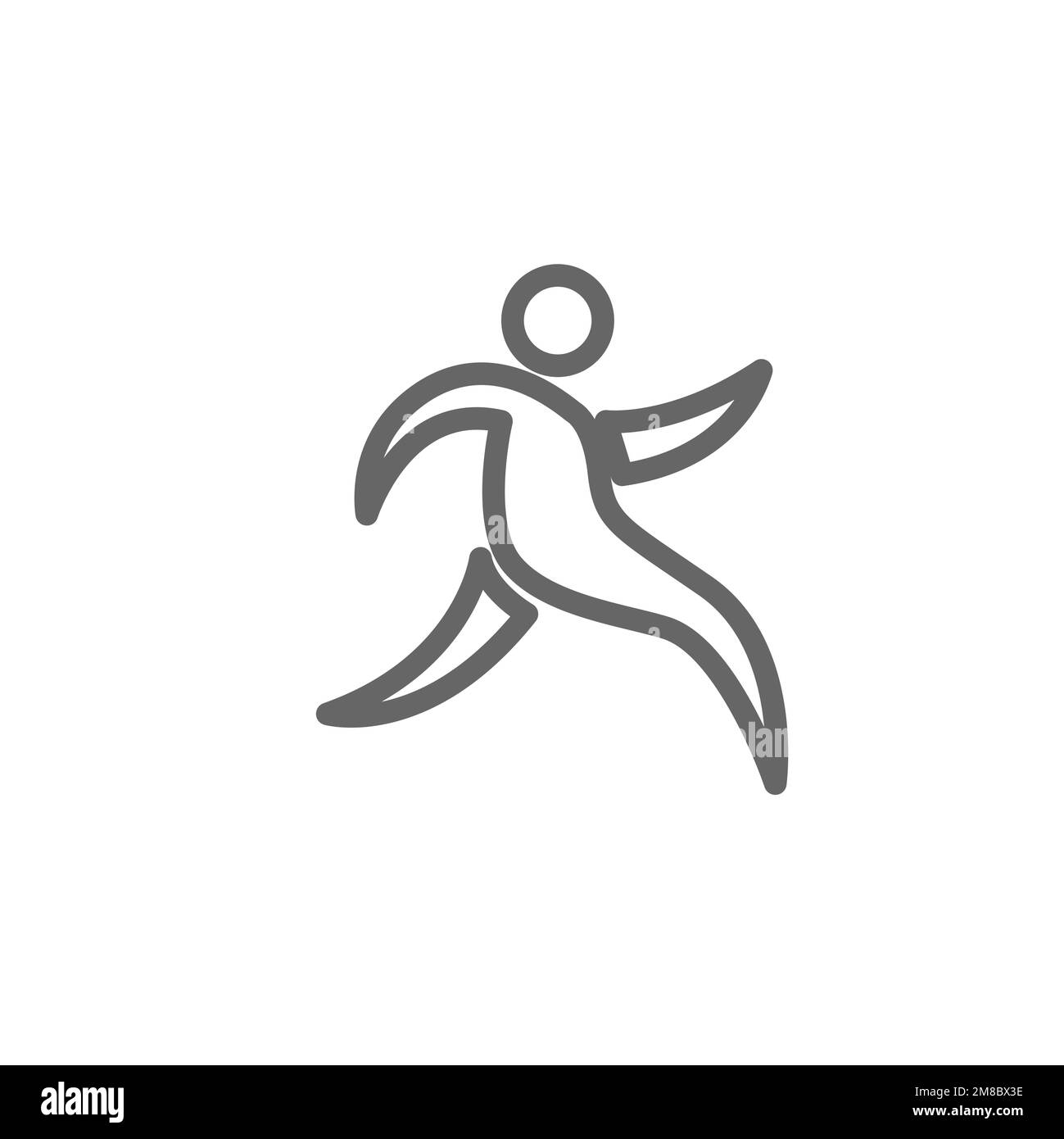 Running motion line icon, graphics resource template, vector ...