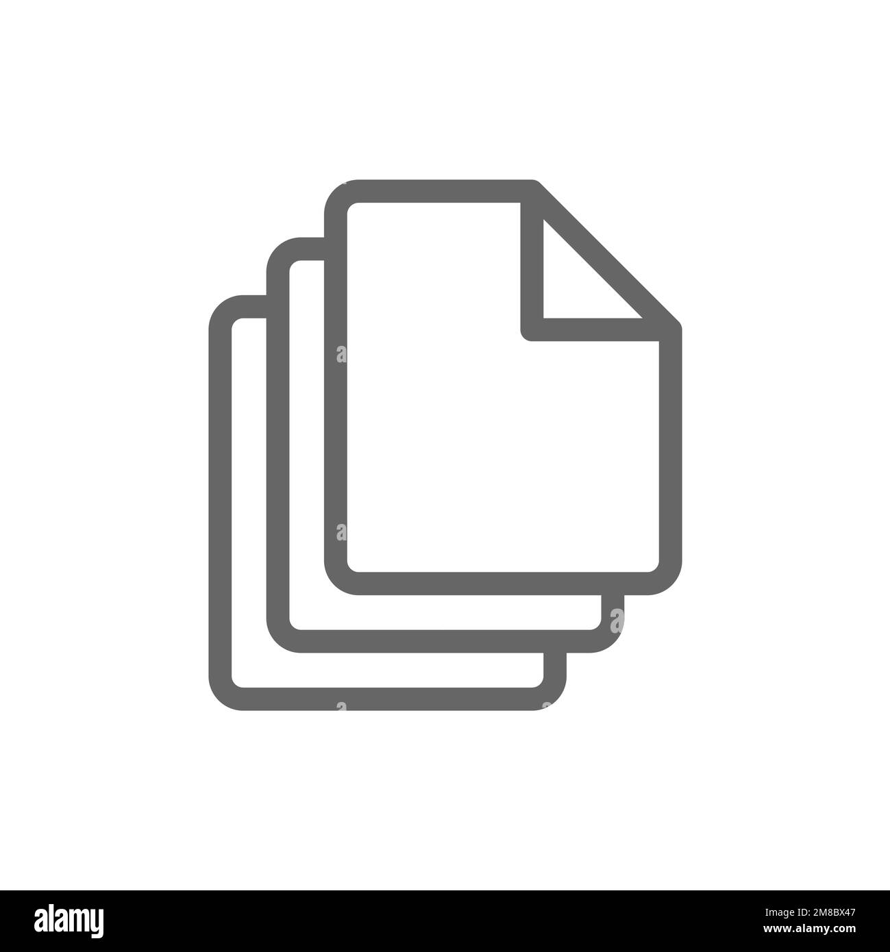 Overlay file line icon, graphic resource template, vector illustration ...