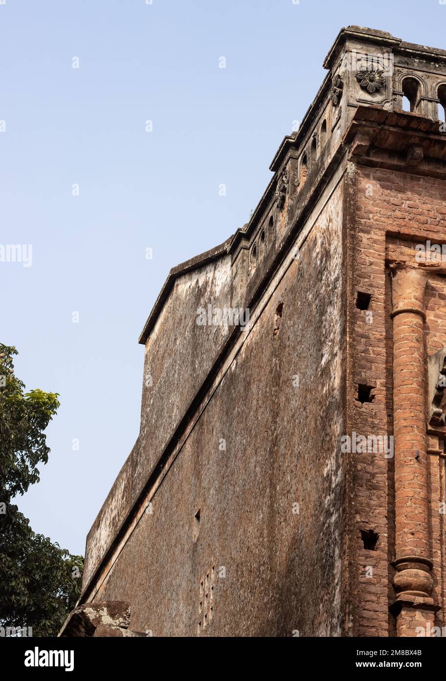 Ancient old abandoned brick structural building Stock Photo - Alamy