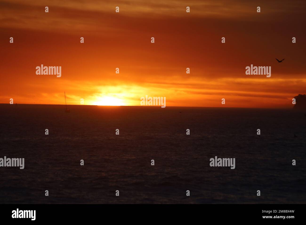 Santa Barbara, California, U.S.A. 12th Jan, 2023. After-Storm Sunset ...