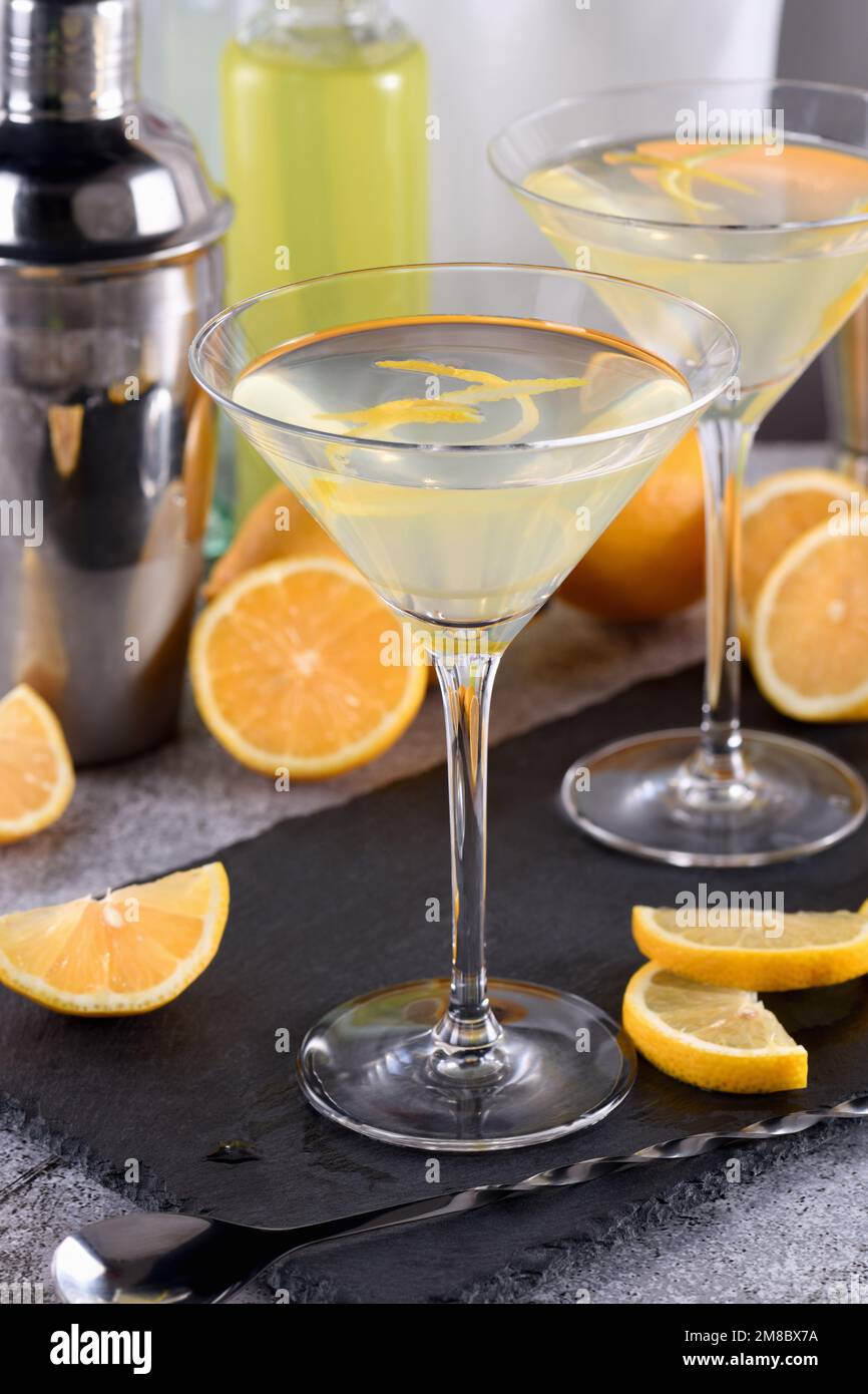 Lemon drop martini with zest offers a sophisticated twist to a cocktail ...
