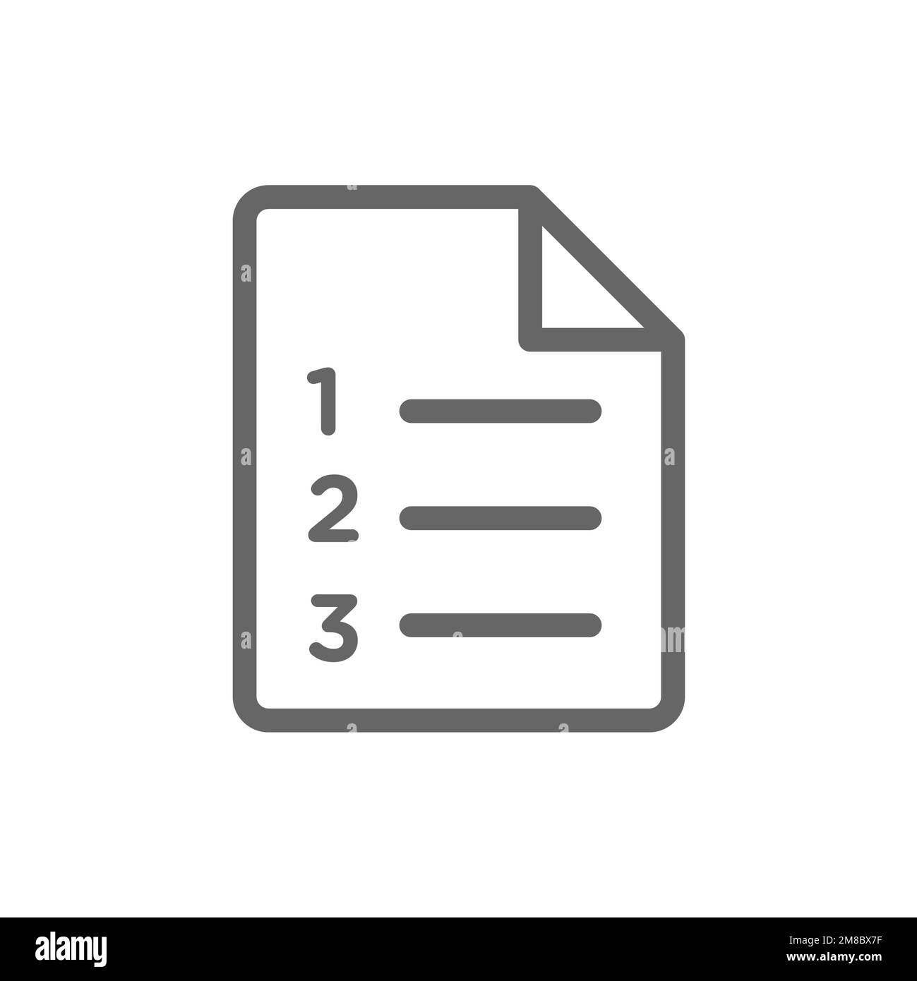 Project number file line icon, drawing resource template, vector ...