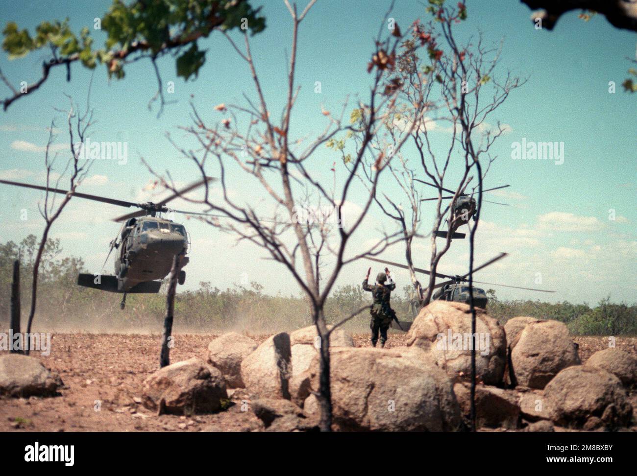Three UH-60 Black Hawk helicopters from Co. A, 53rd Aviation Bn., 25th ...