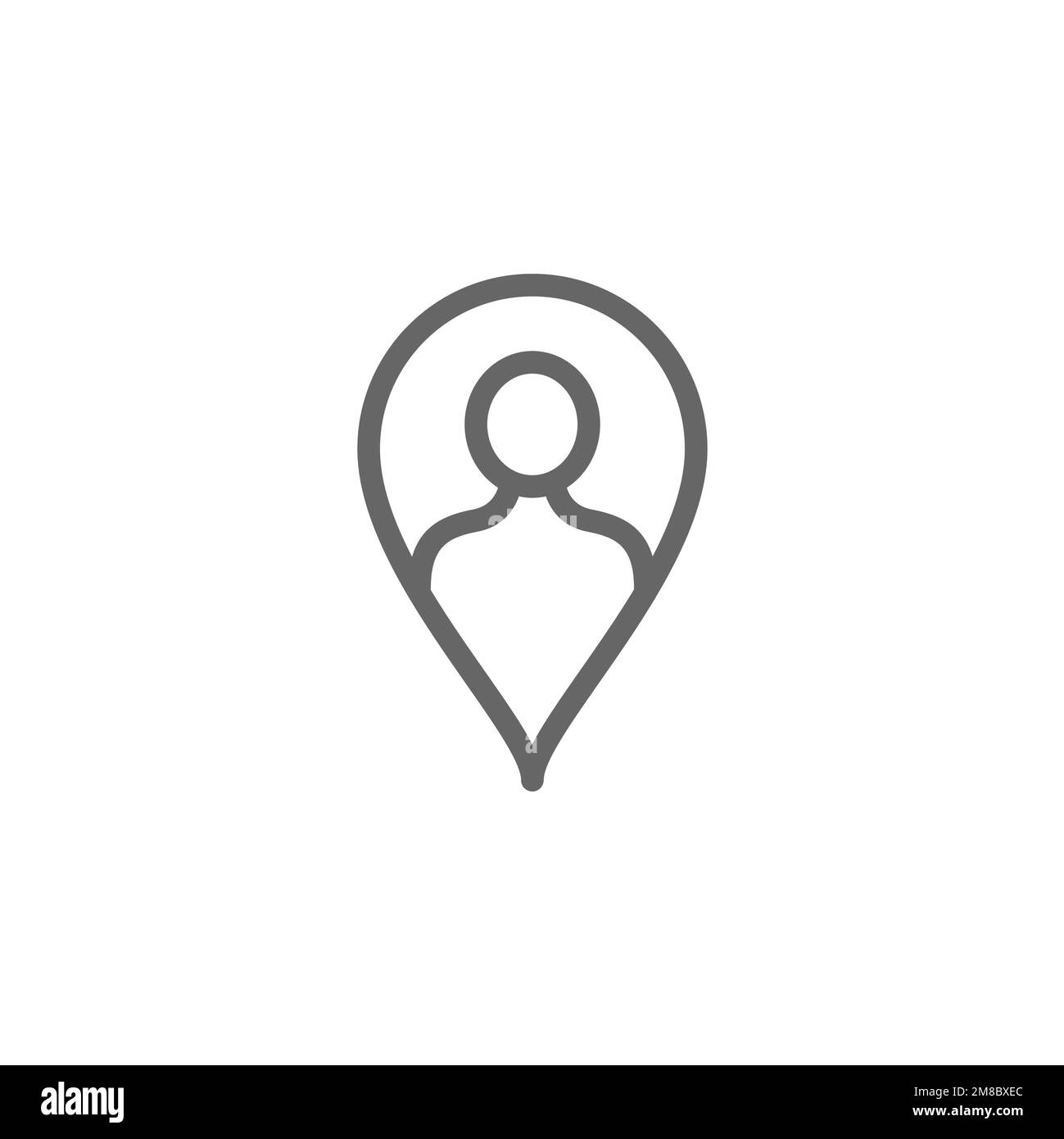 Character position line icon, App interface graphics resource, vector ...