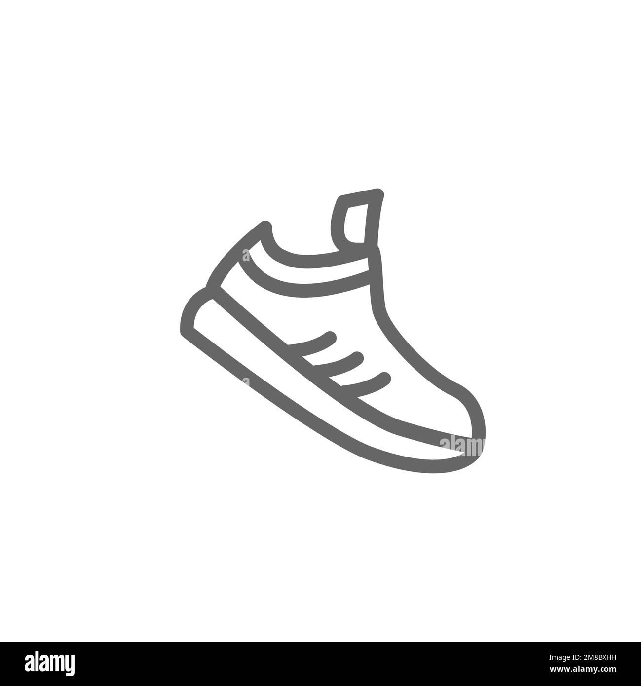 Shoe line icon, graphic resource template, vector illustration Stock ...