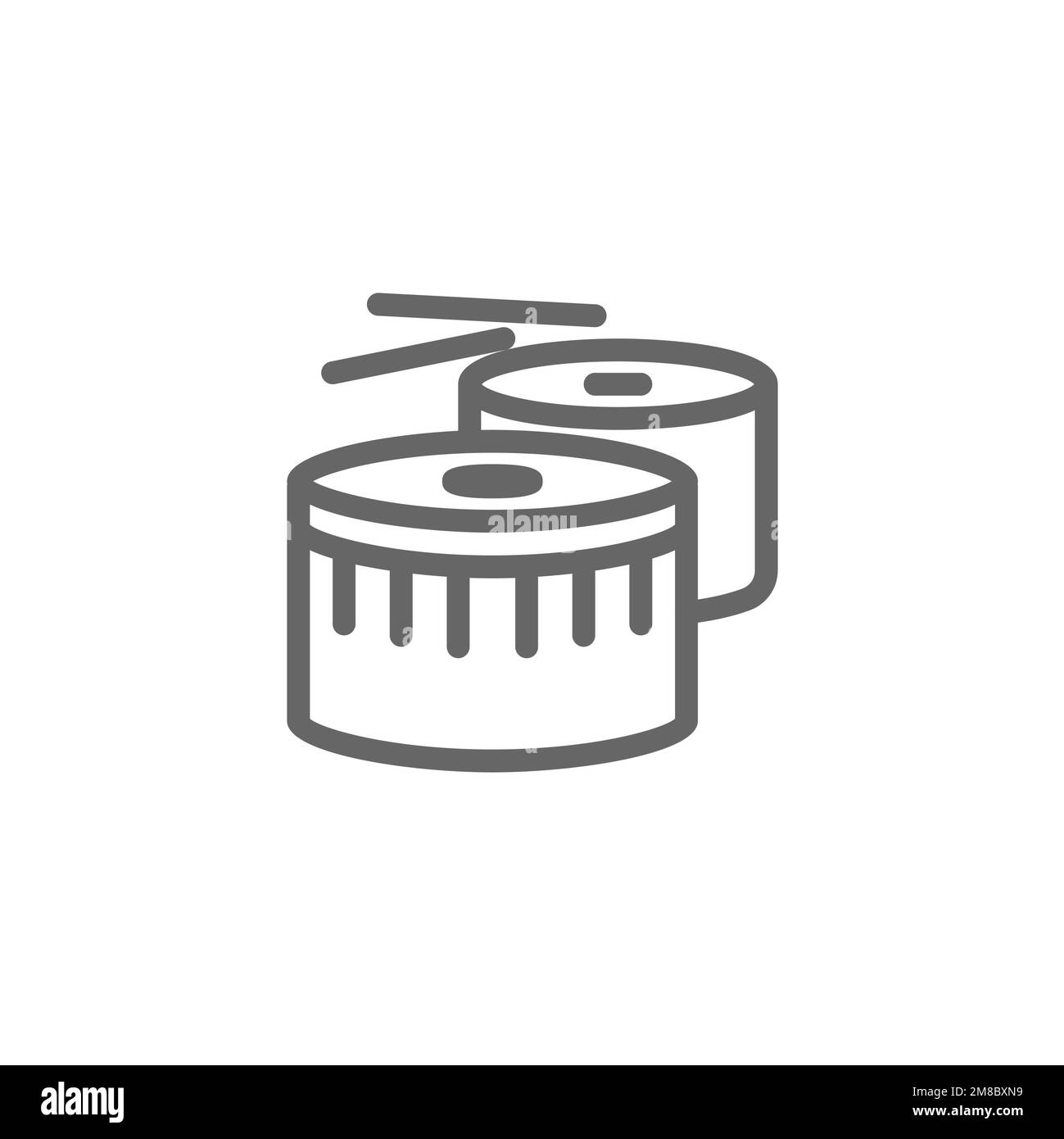 Drum line icon, common graphic resources, vector illustration Stock ...