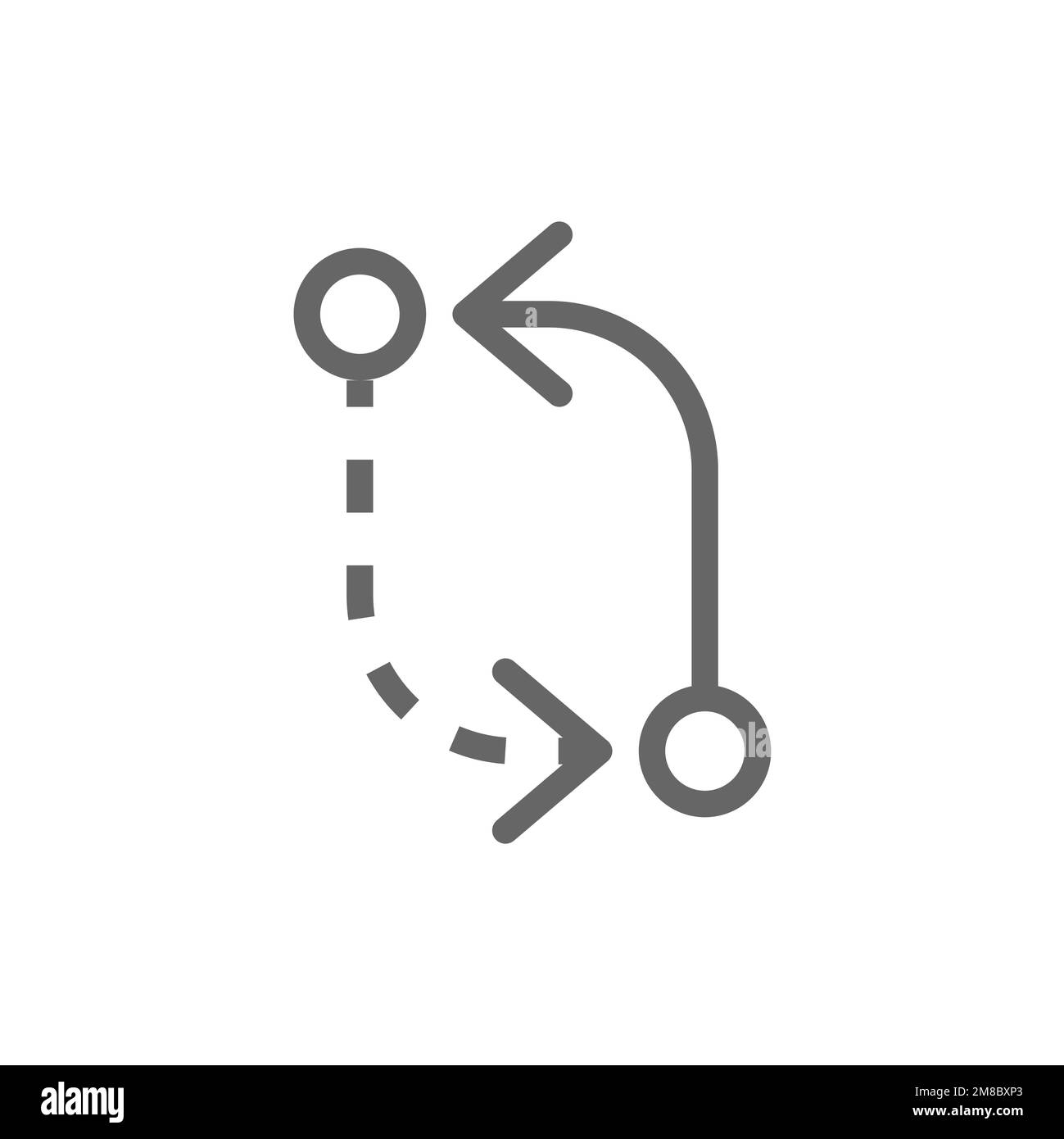 Refresh line icon, app interface graphics resource, vector illustration Stock Vector Image & Art ...