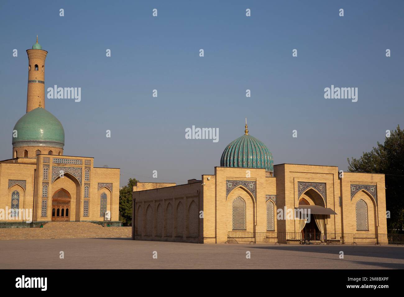 Muyi Muborak Madrasa, (Library Museum) (right), Hazrati Imam Complex ...