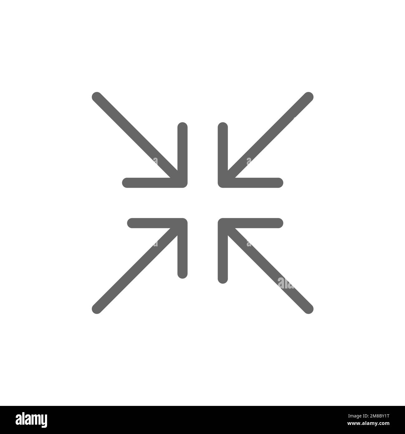 Zoom line icon, App interface graphics resource, vector illustration Stock Vector Image & Art ...