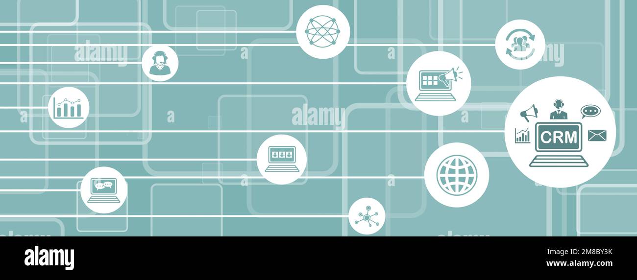 Crm circle hi-res stock photography and images - Alamy