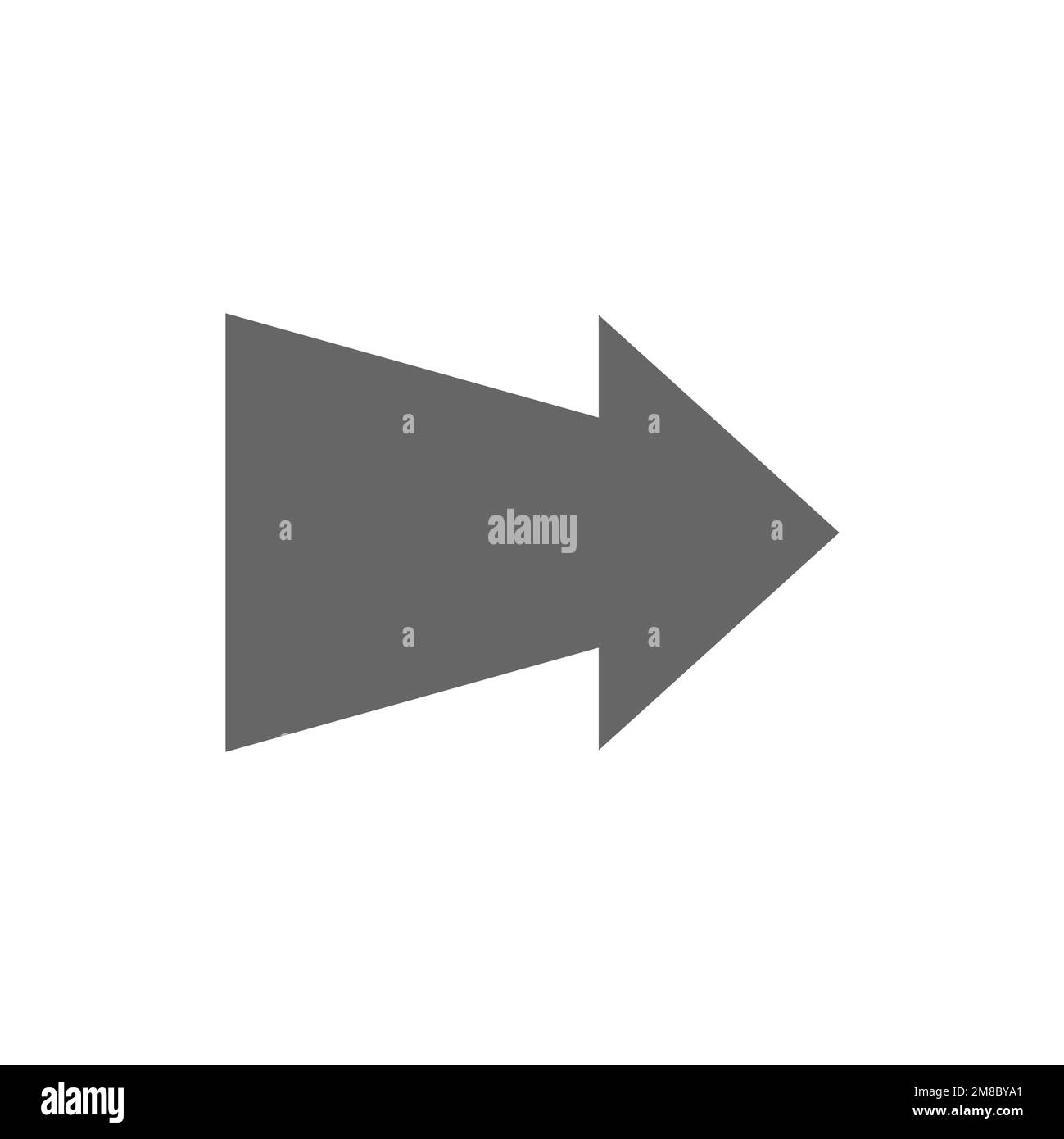 Right arrow flat line icon, common graphic resources, vector ...