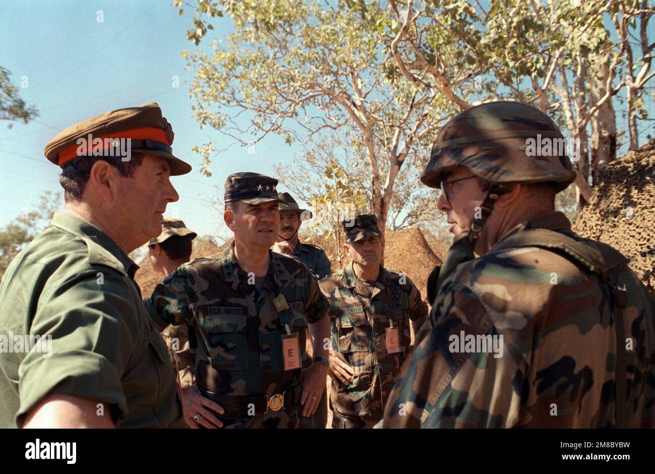LT. GEN. Laurie O'Donnell, left, chief of the General STAFF, Australian ...