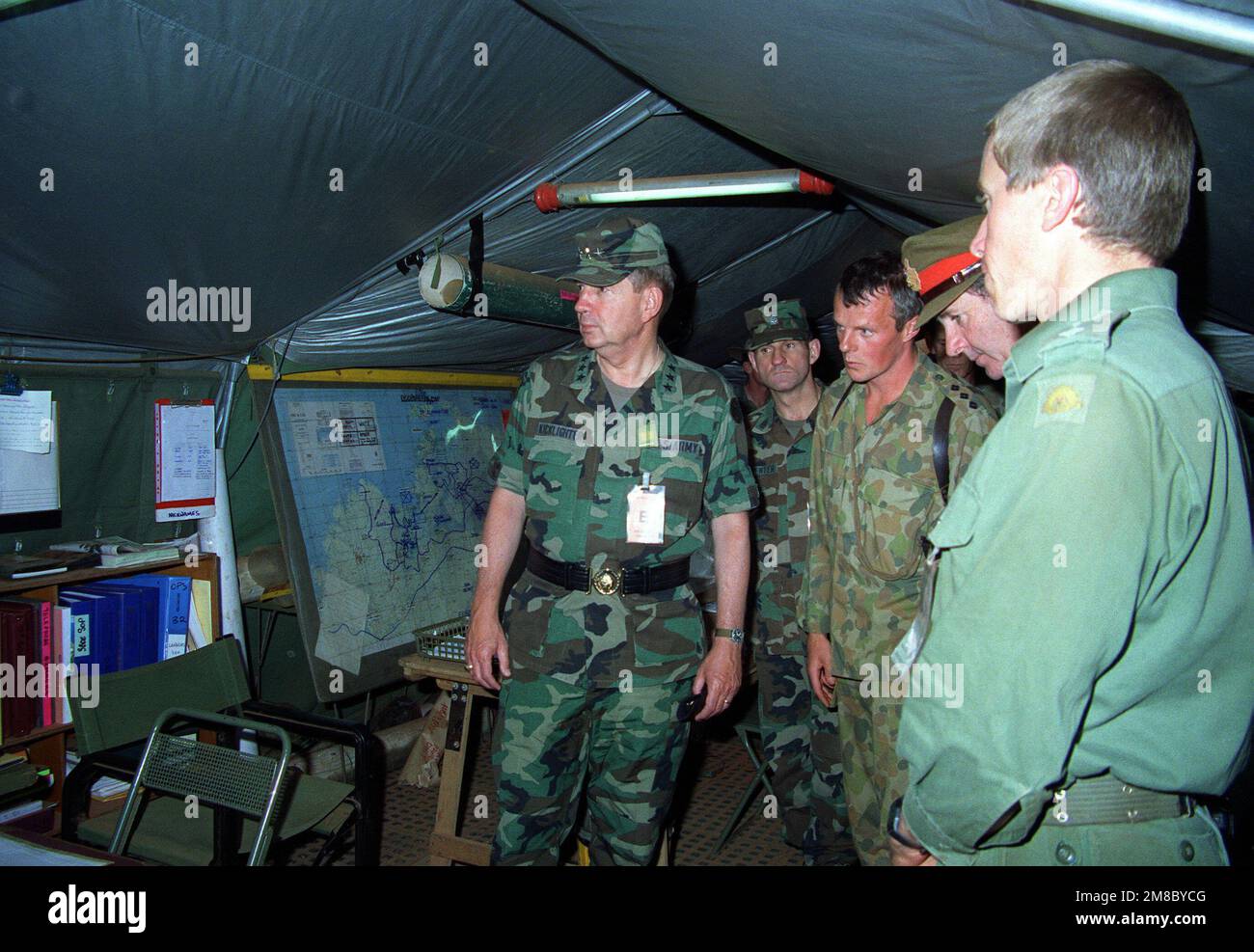 LGEN Claude M. Kicklighter, left, Commanding General, U.S. Army Western ...