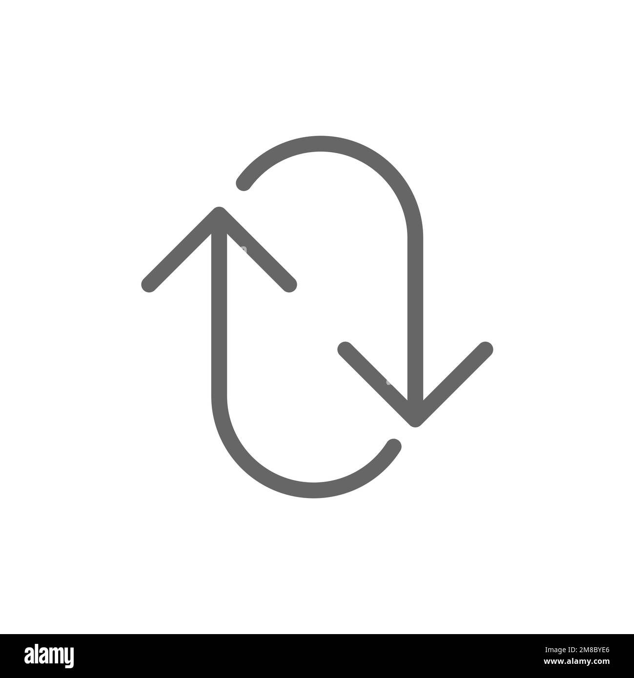 Refresh arrow icon, app interface graphics resource, vector illustration Stock Vector Image ...