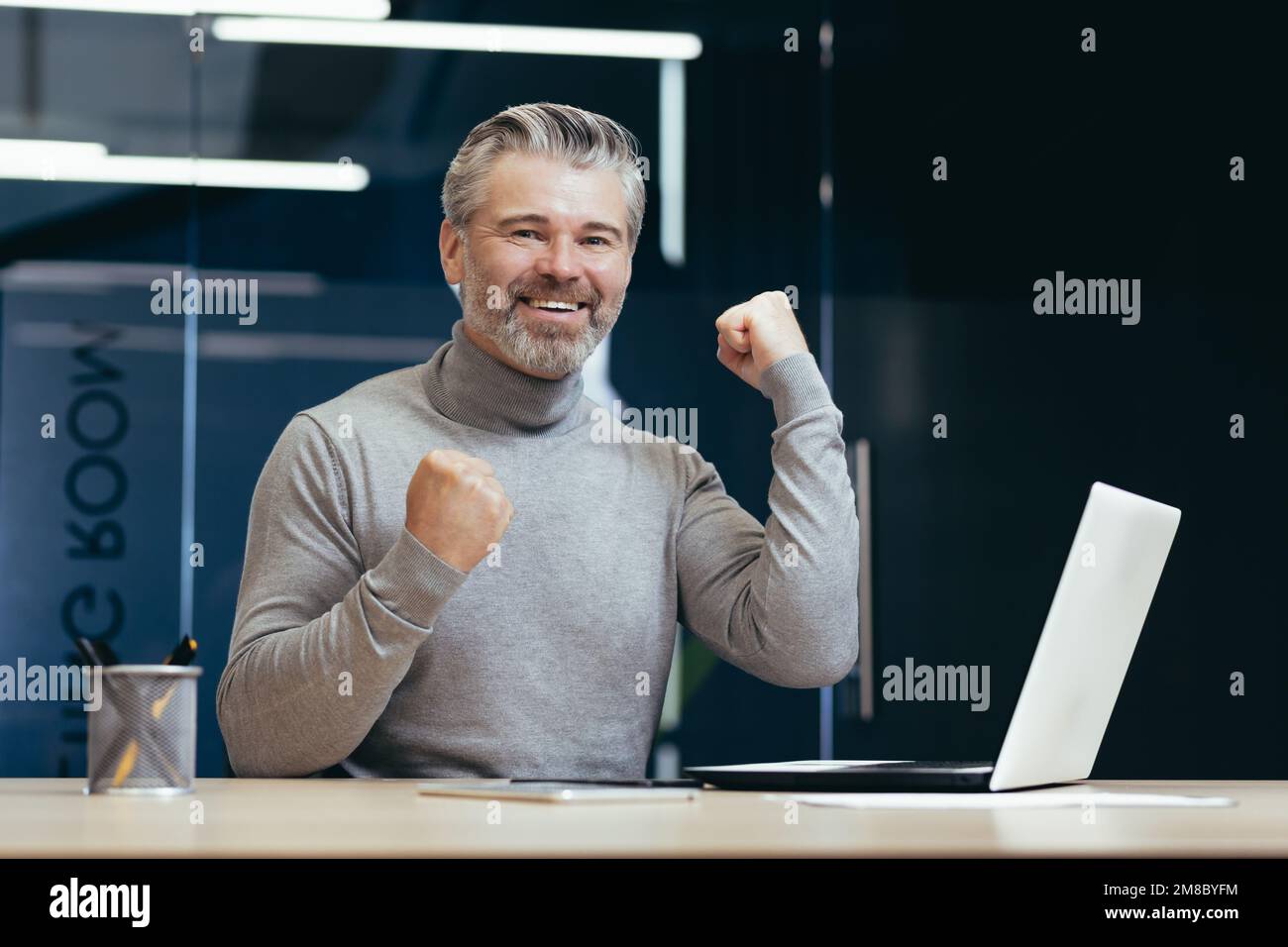Portrait strong successful mature hi-res stock photography and images ...