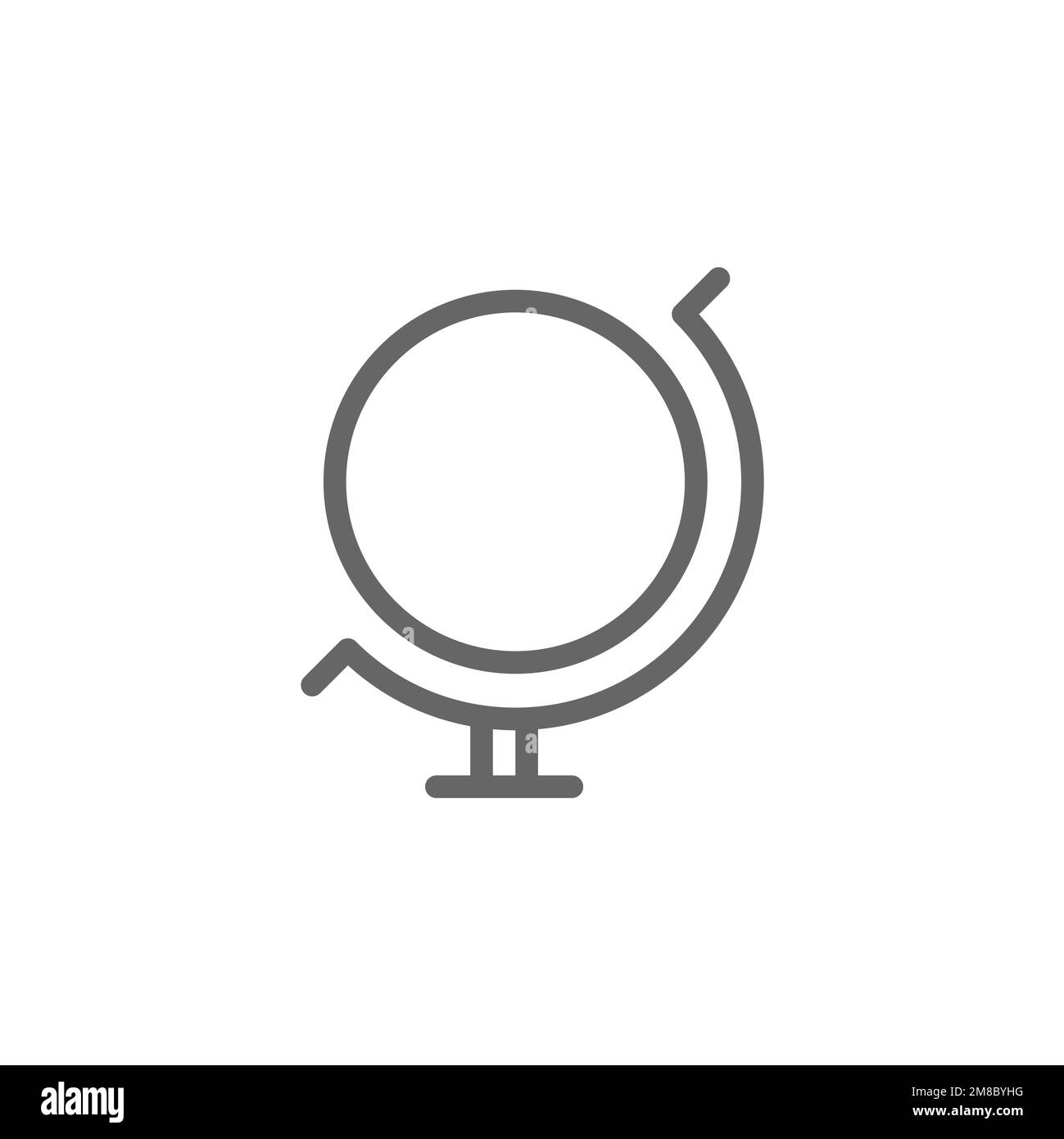 Globe line icon, App interface graphics resource, vector illustration Stock Vector Image & Art ...