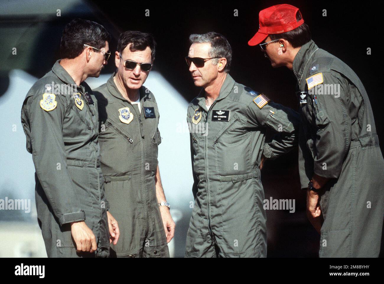 The pilots and co-pilots of C-130 Hercules aircraft equipped with a ...