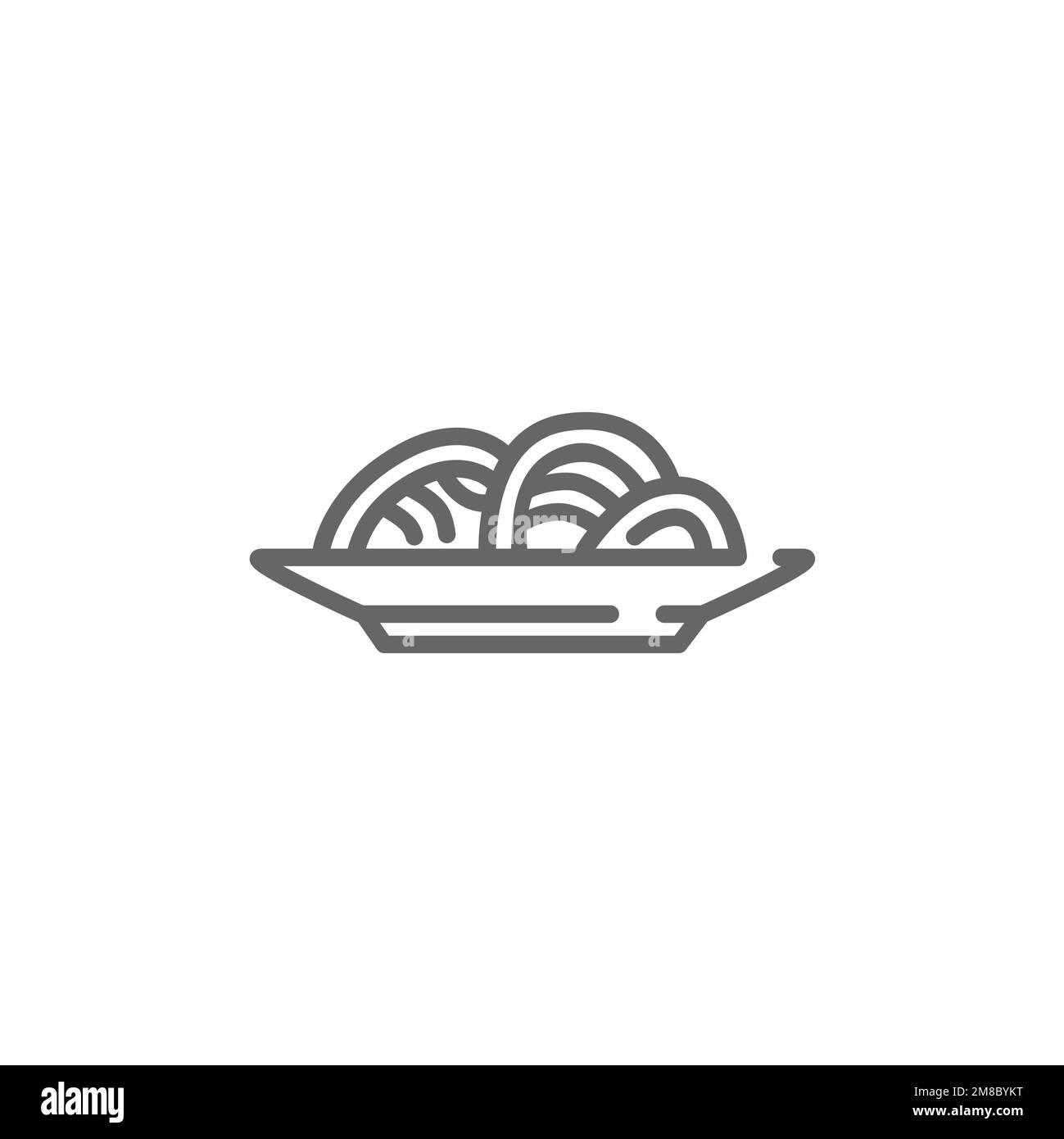 A bowl of noodle icons, common graphic resources, vector illustrations ...