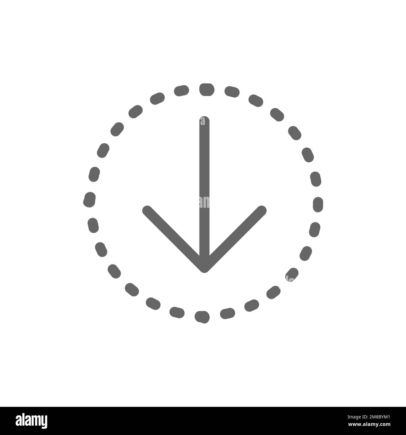 Down icon, App interface graphics resource, vector illustration Stock Vector Image & Art - Alamy