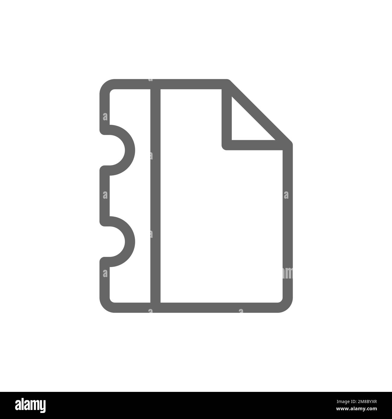 Memo line icon, graphic resource template, vector illustration Stock ...