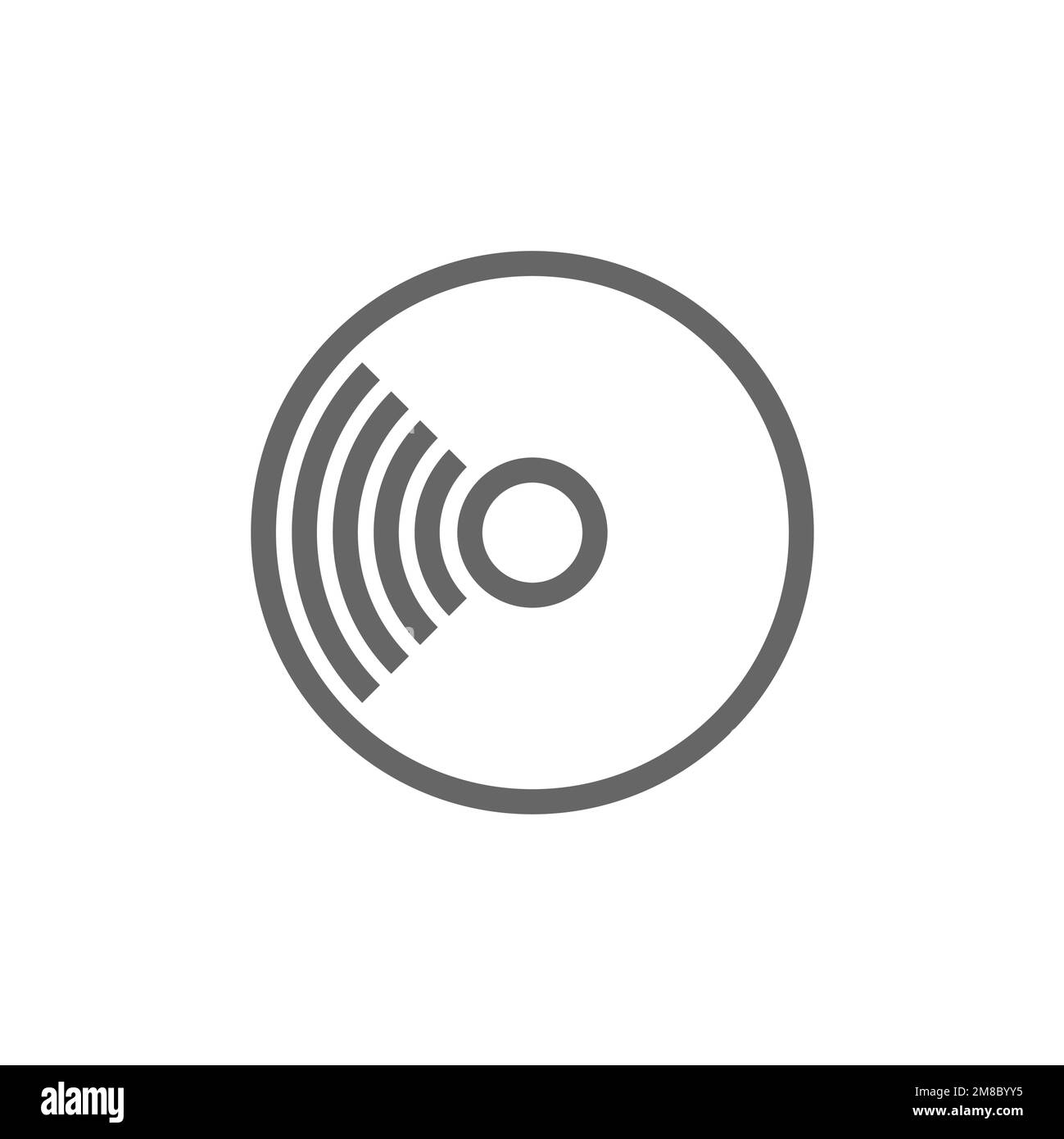 CD line icon, common graphic resources, vector illustration Stock ...