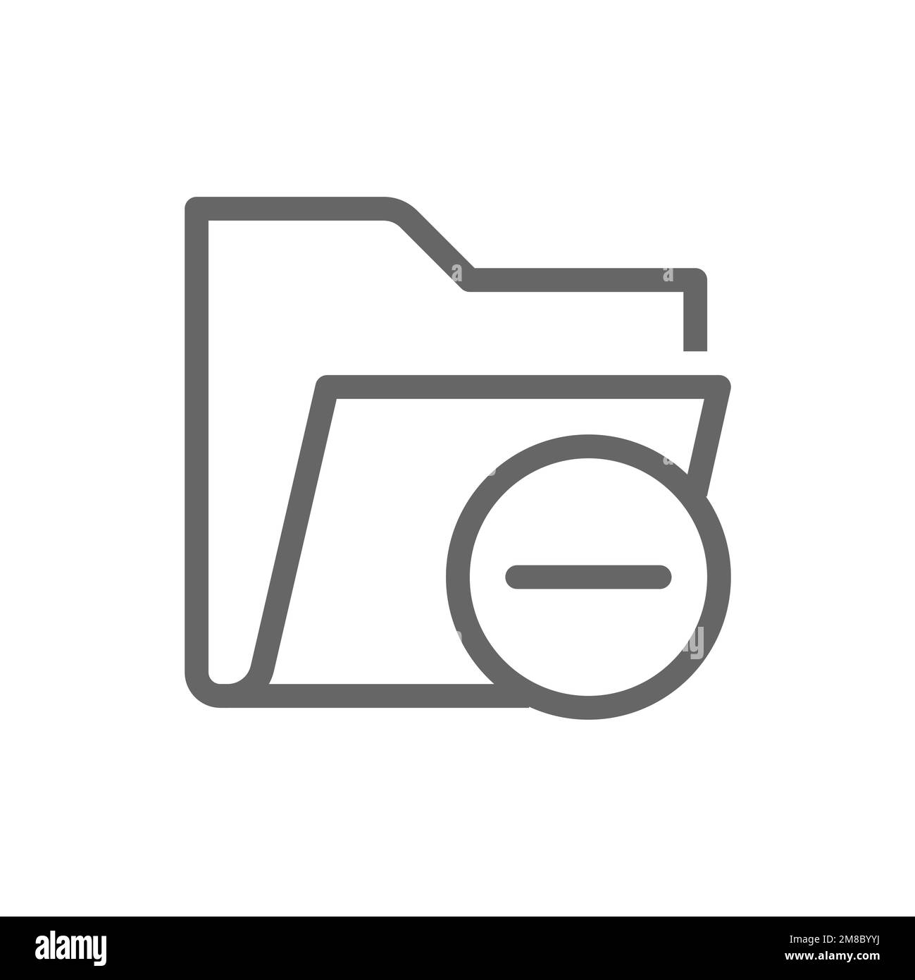 Remove folder line icons, graphic resource templates, and vector ...