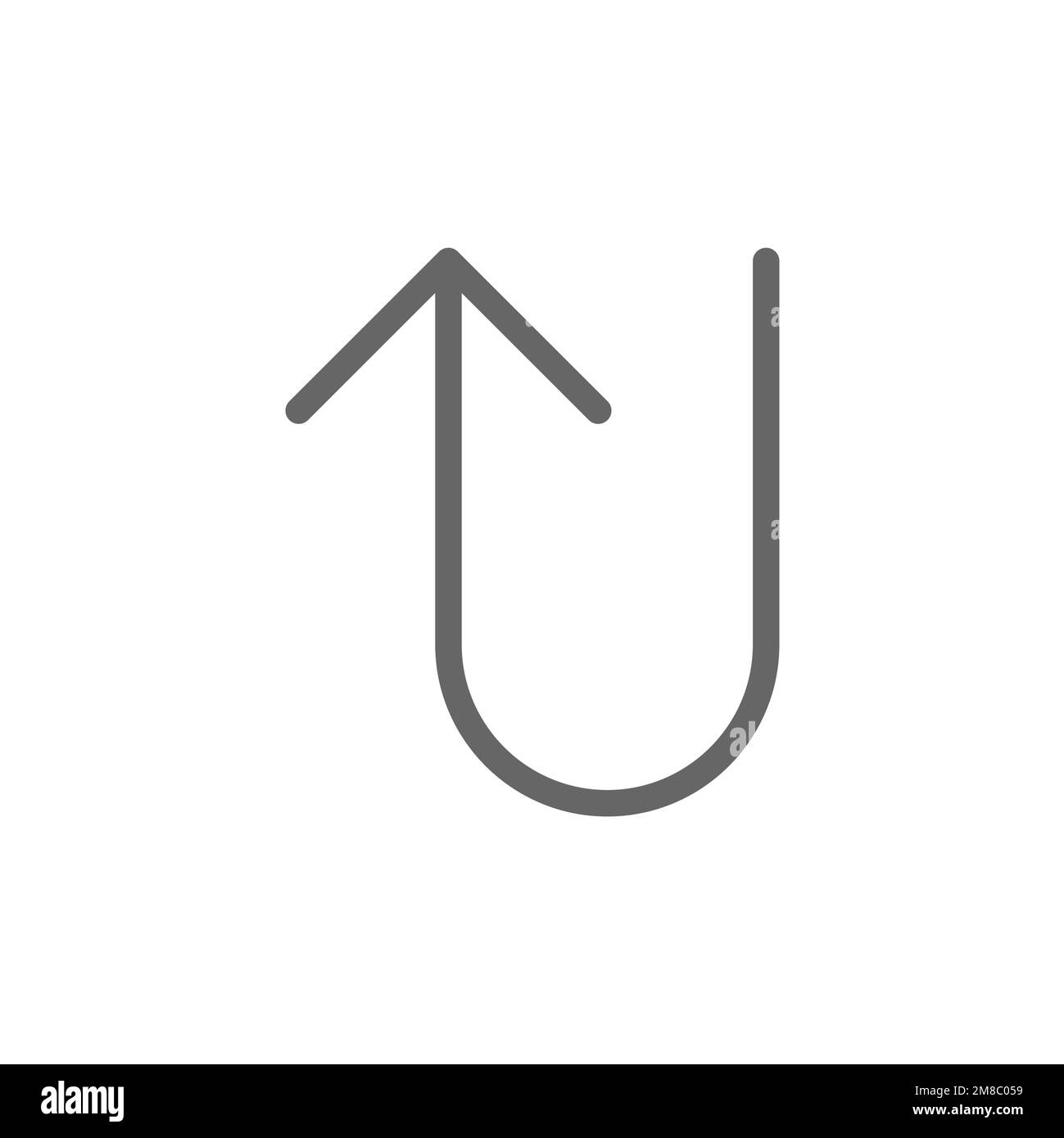 Return arrow icon, app interface graphics resource, vector illustration Stock Vector Image & Art ...