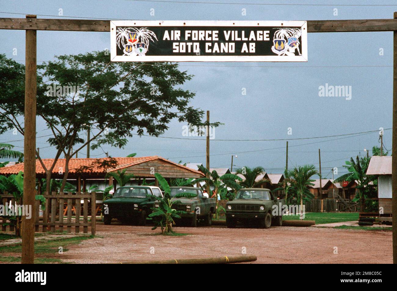 Soto cano air base entrance hi-res stock photography and images - Alamy