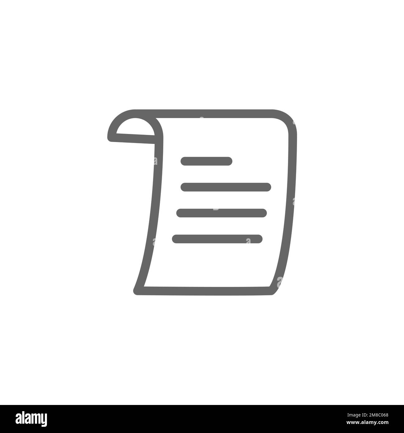 Draft line icon, App interface graphics resource, vector illustration Stock Vector Image & Art ...