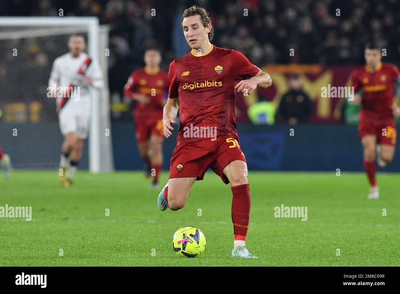 Stadio Olimpico, Rome, Italy. 12th Jan, 2023. Italy cup football; Roma ...