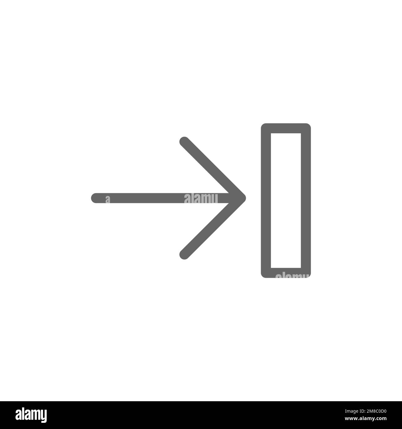 Right icon, App interface graphics resource, vector illustration Stock ...
